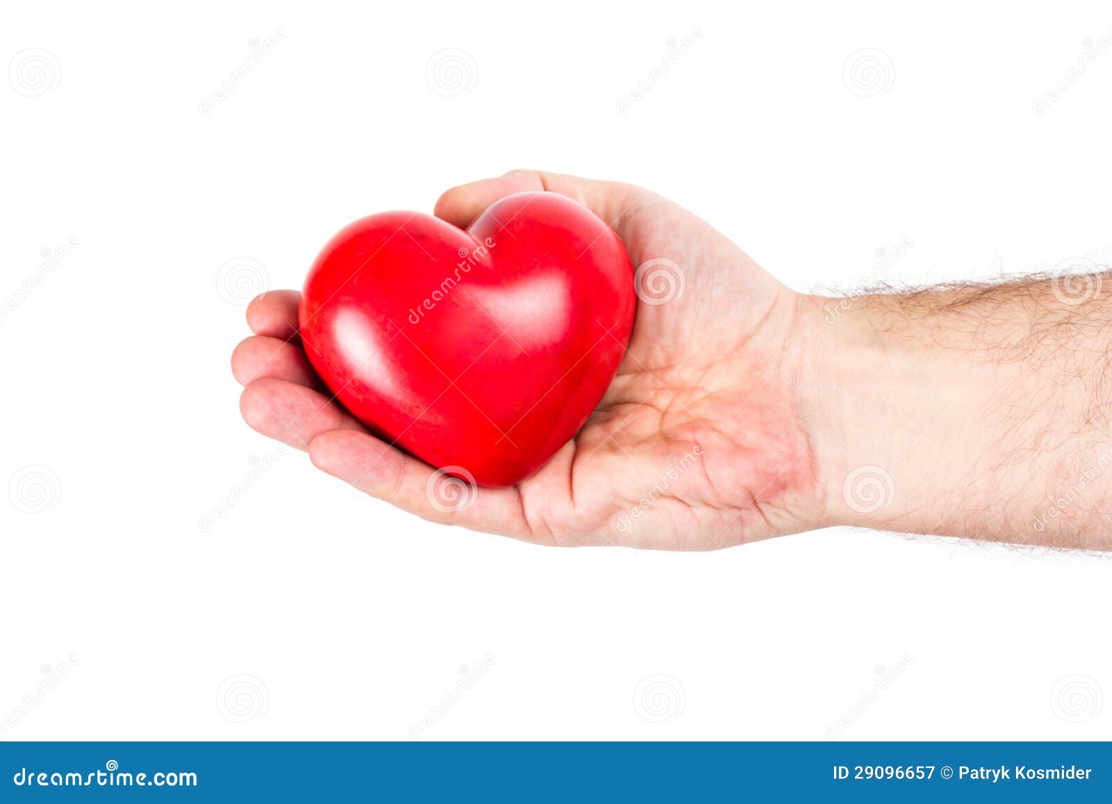 Heart on the palm stock image. Image of love, care, idea - 29096657