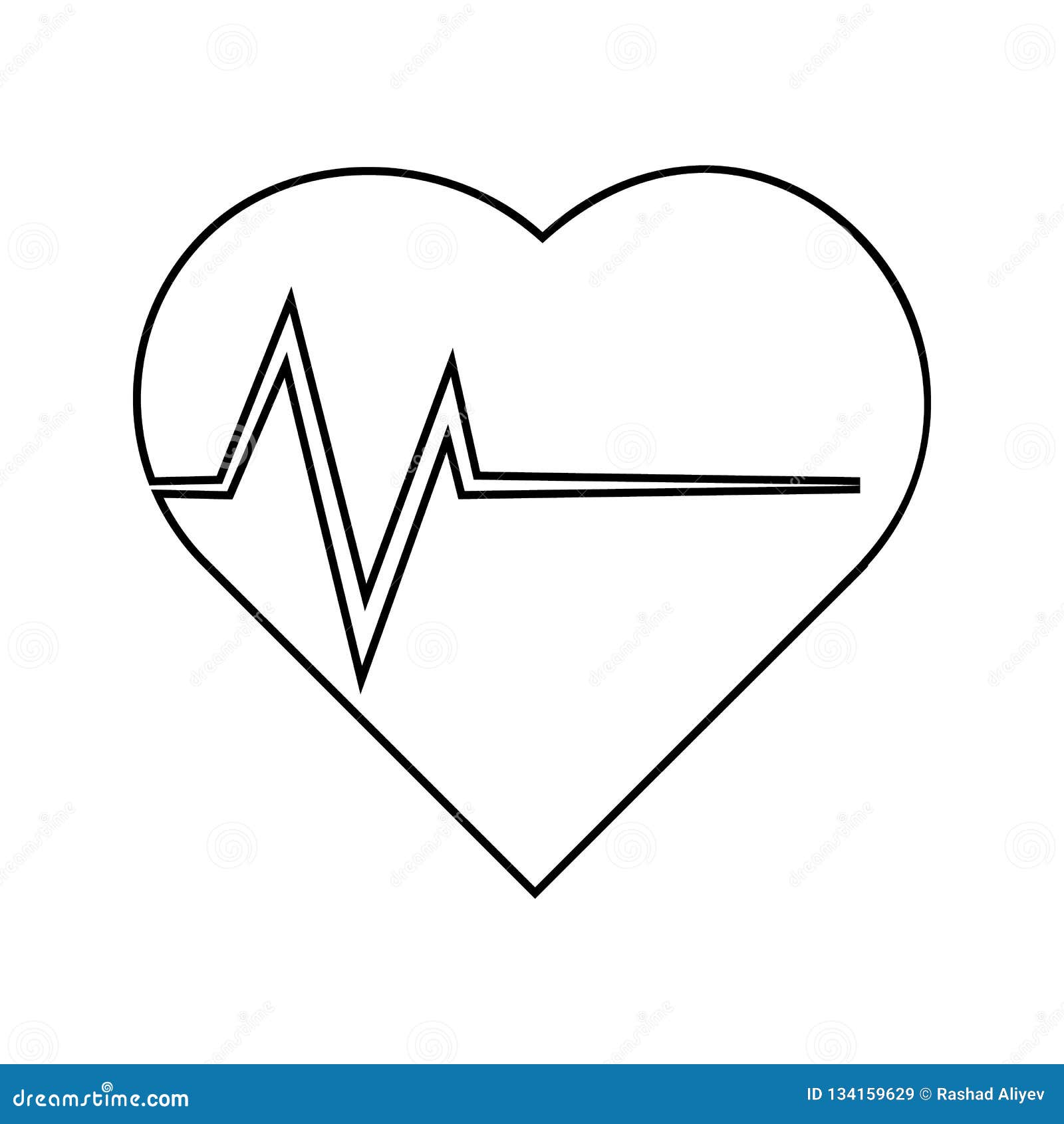 Heart And Palpitations Icon. Element Of Medical Instruments Icons ...