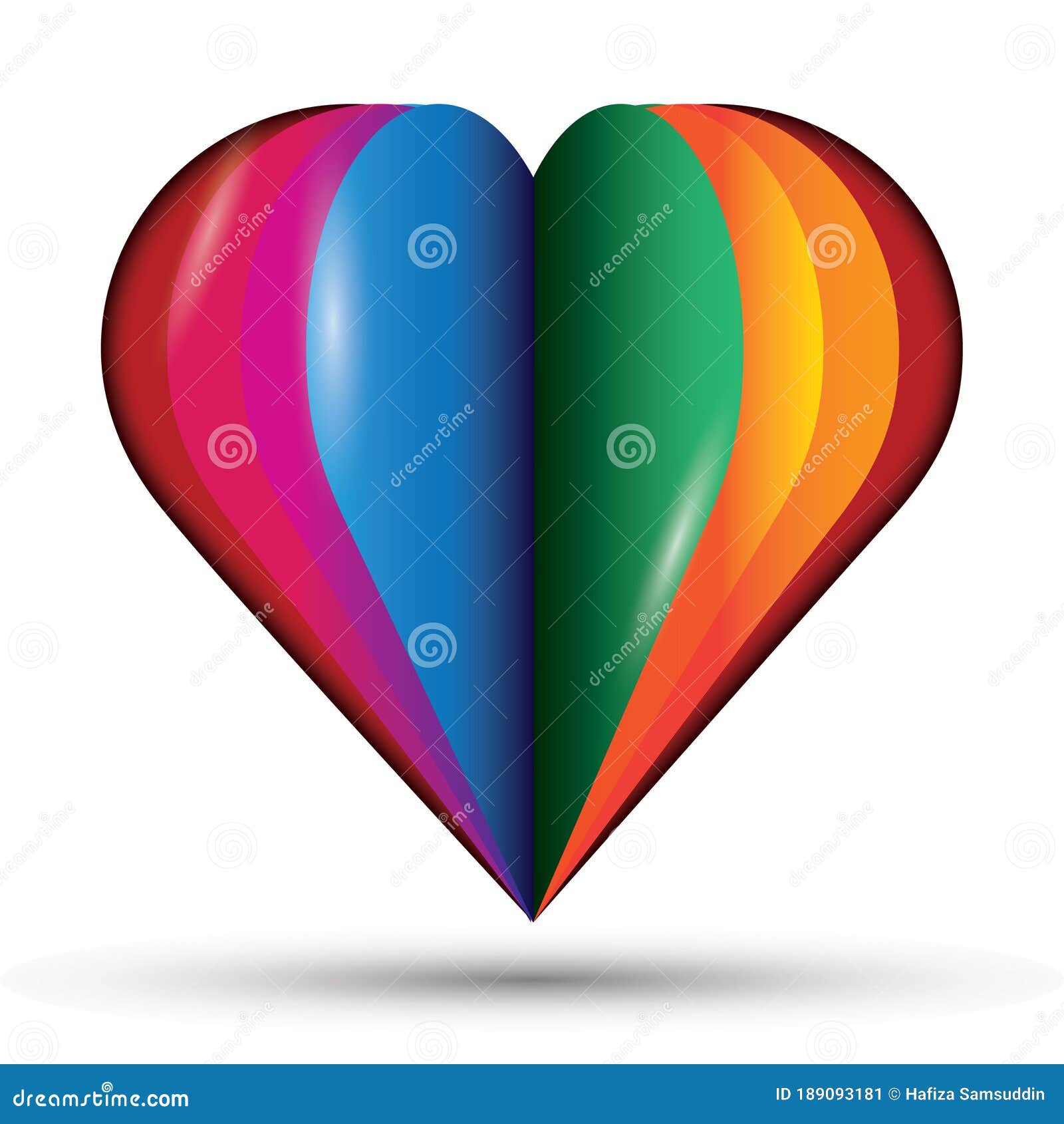 Heart Paper Art. Vector Illustration Decorative Design Stock Vector ...