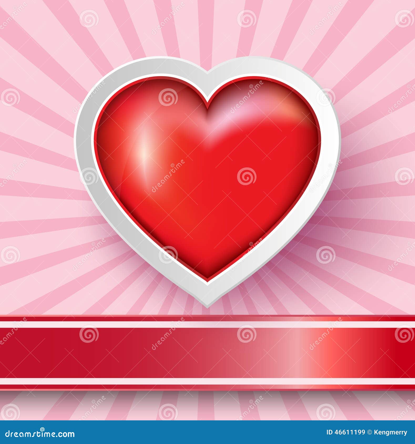 Heart Paper Sticker stock illustration. Illustration of heart - 46611199