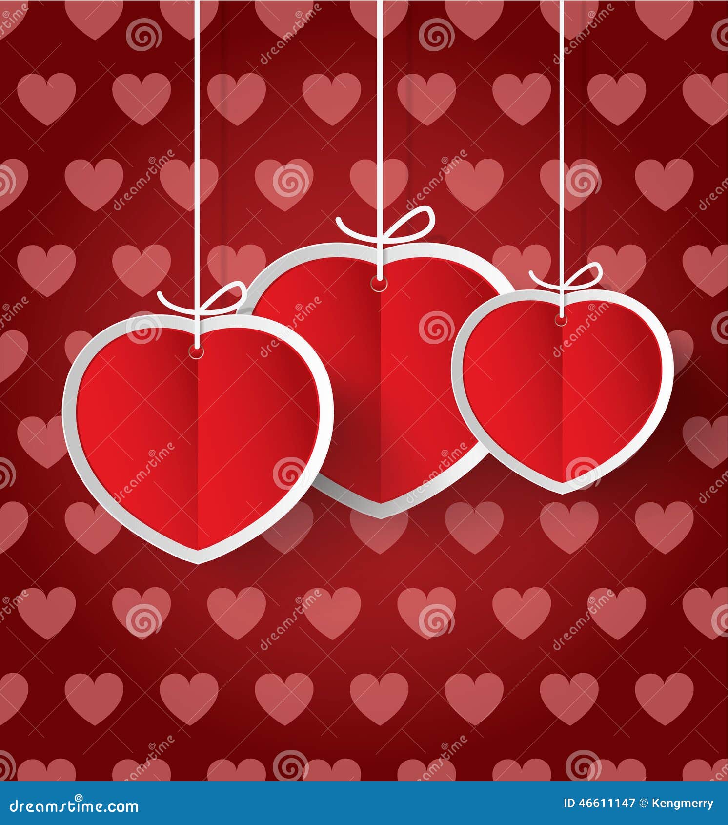 Heart Paper Sticker stock vector. Illustration of happy - 46611147