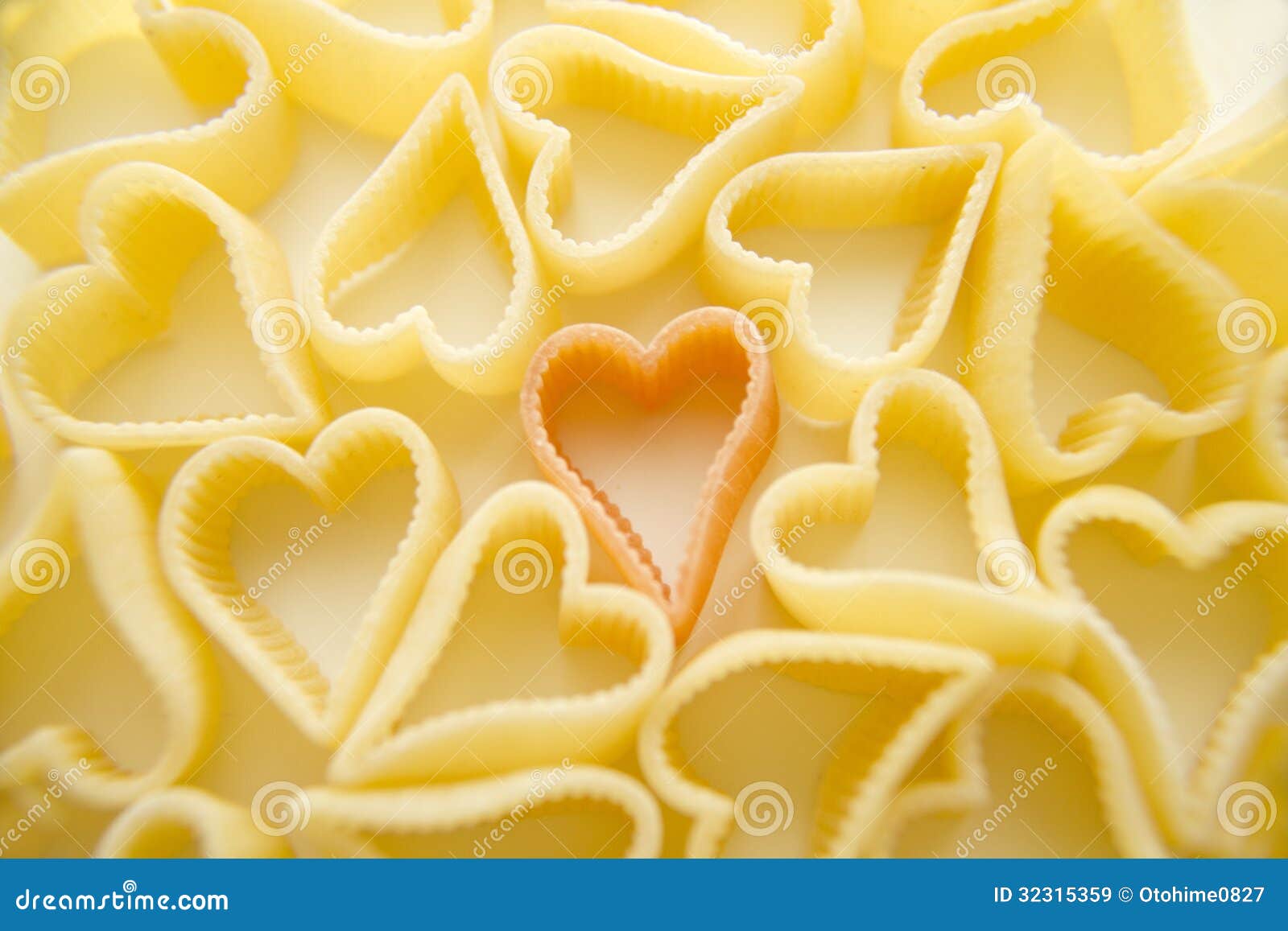 Heart pasta stock image. Image of pasta, macaroni, isolated - 32315359