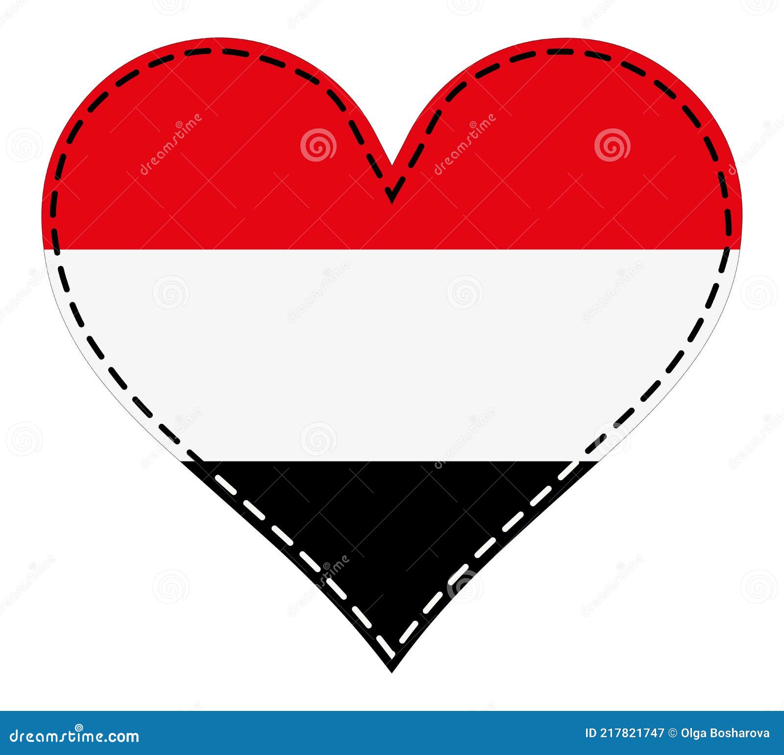 Heart in Patchwork Flag of Yemen Stock Vector - Illustration of nation ...