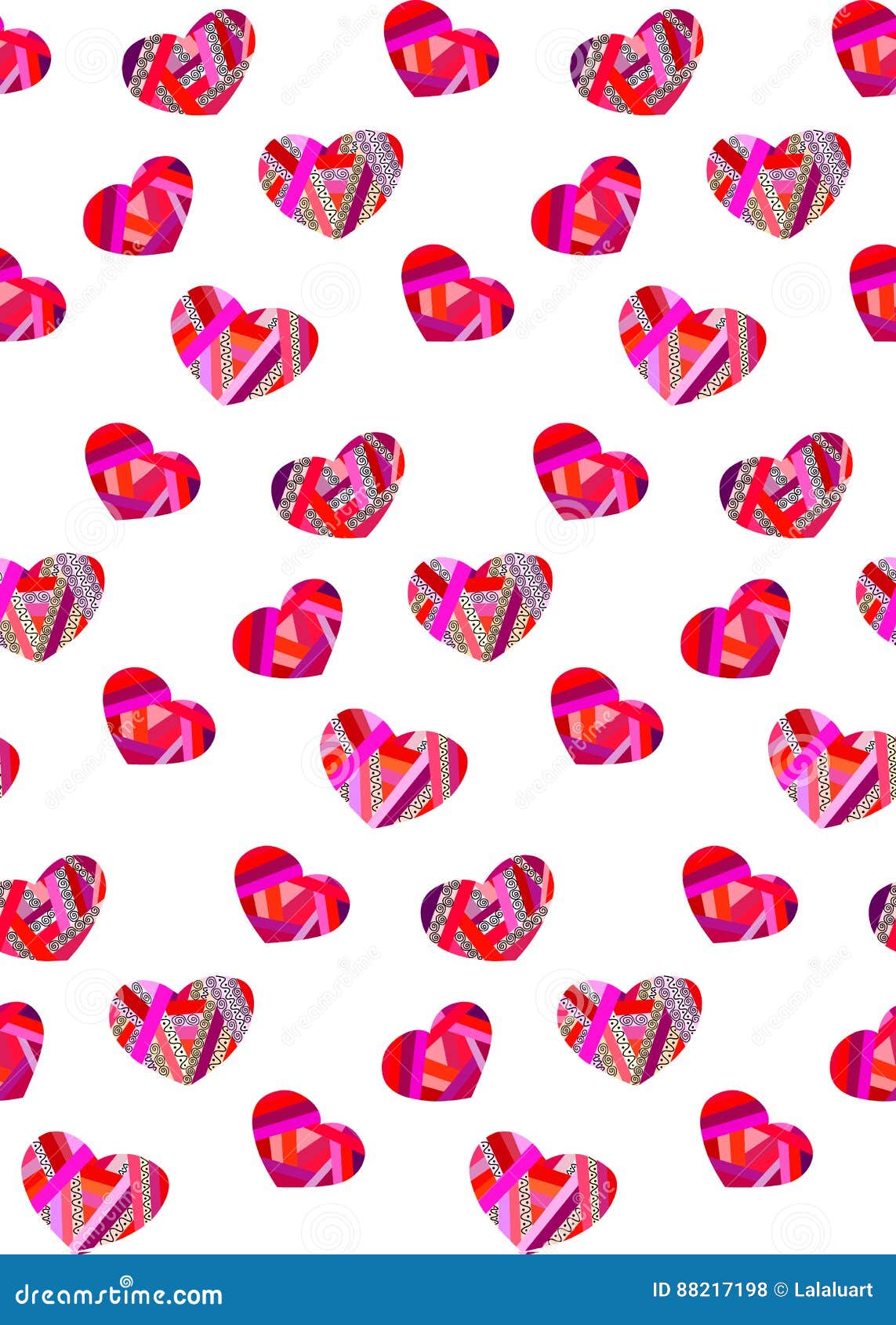 Heart pattern stock vector. Illustration of computer - 88217198