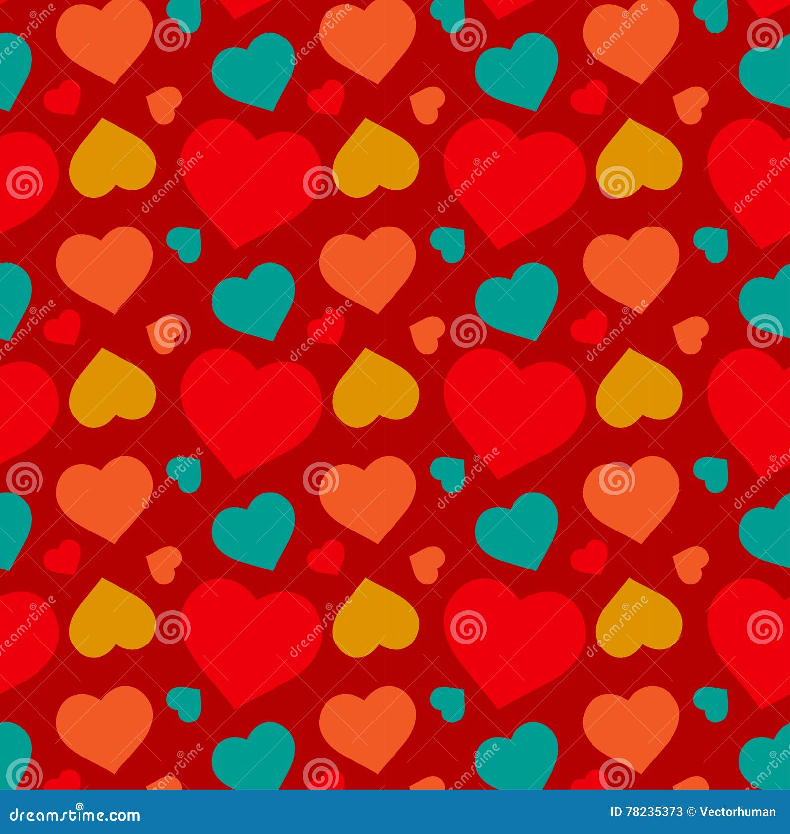 Heart pattern design stock vector. Illustration of valentine - 78235373