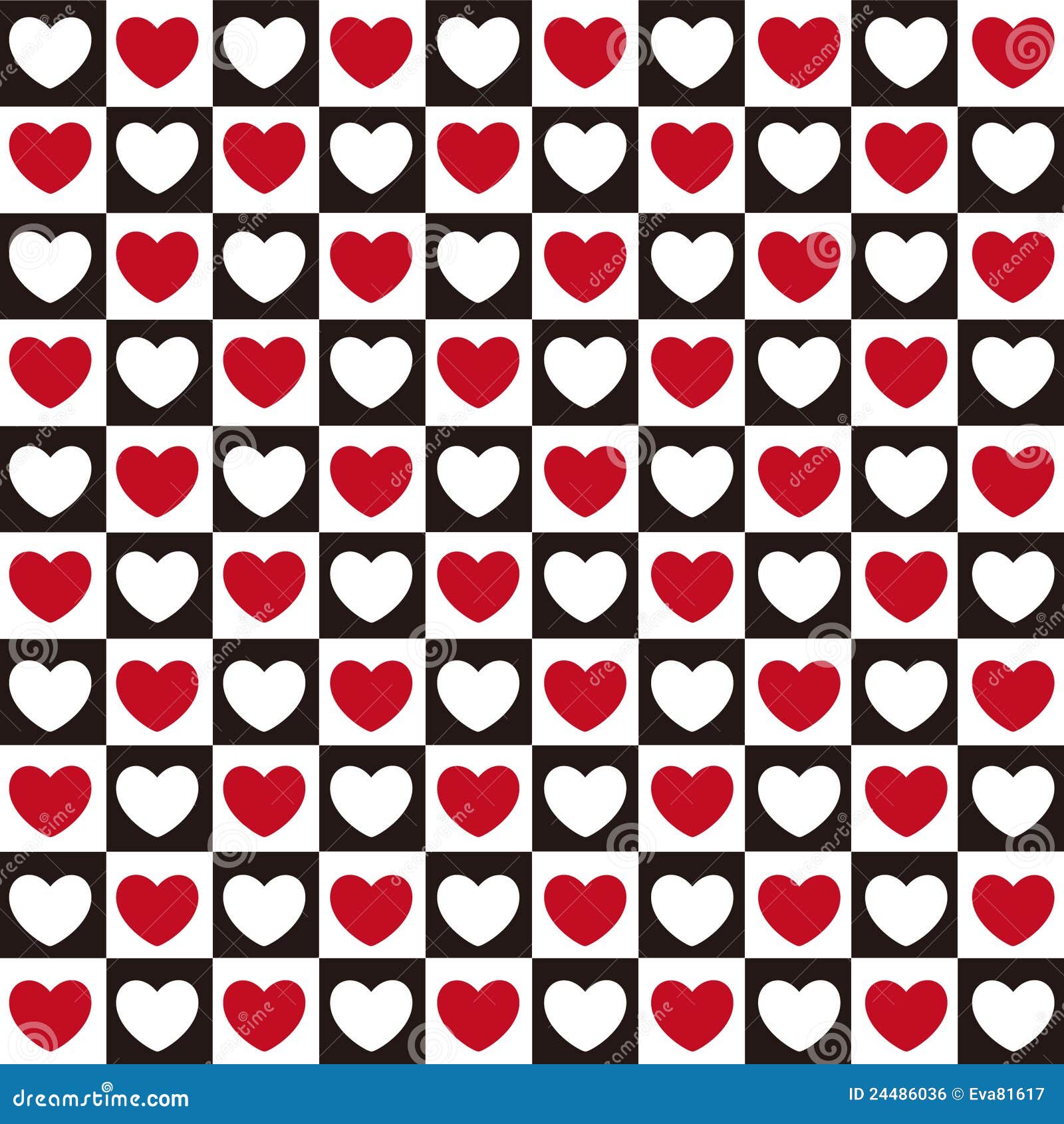 Heart Pattern Seamless Royalty Free Stock Image - Image: 24486036