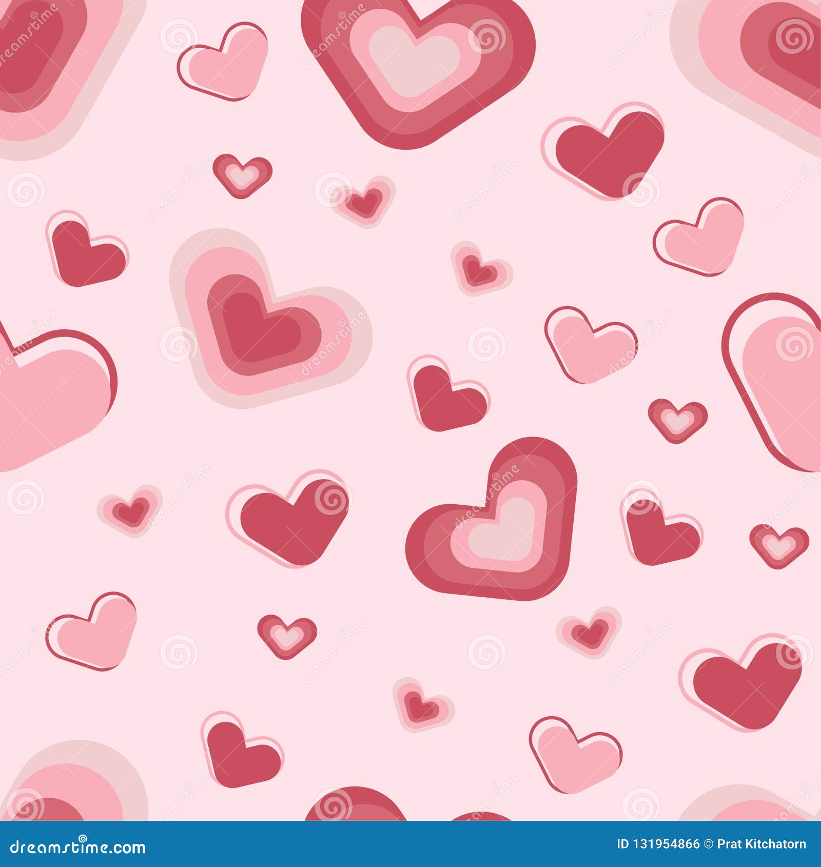 Heart Pattern Seamless Background Stock Vector - Illustration of ... Heart Pattern Seamless Background Stock Vector - Illustration of ...