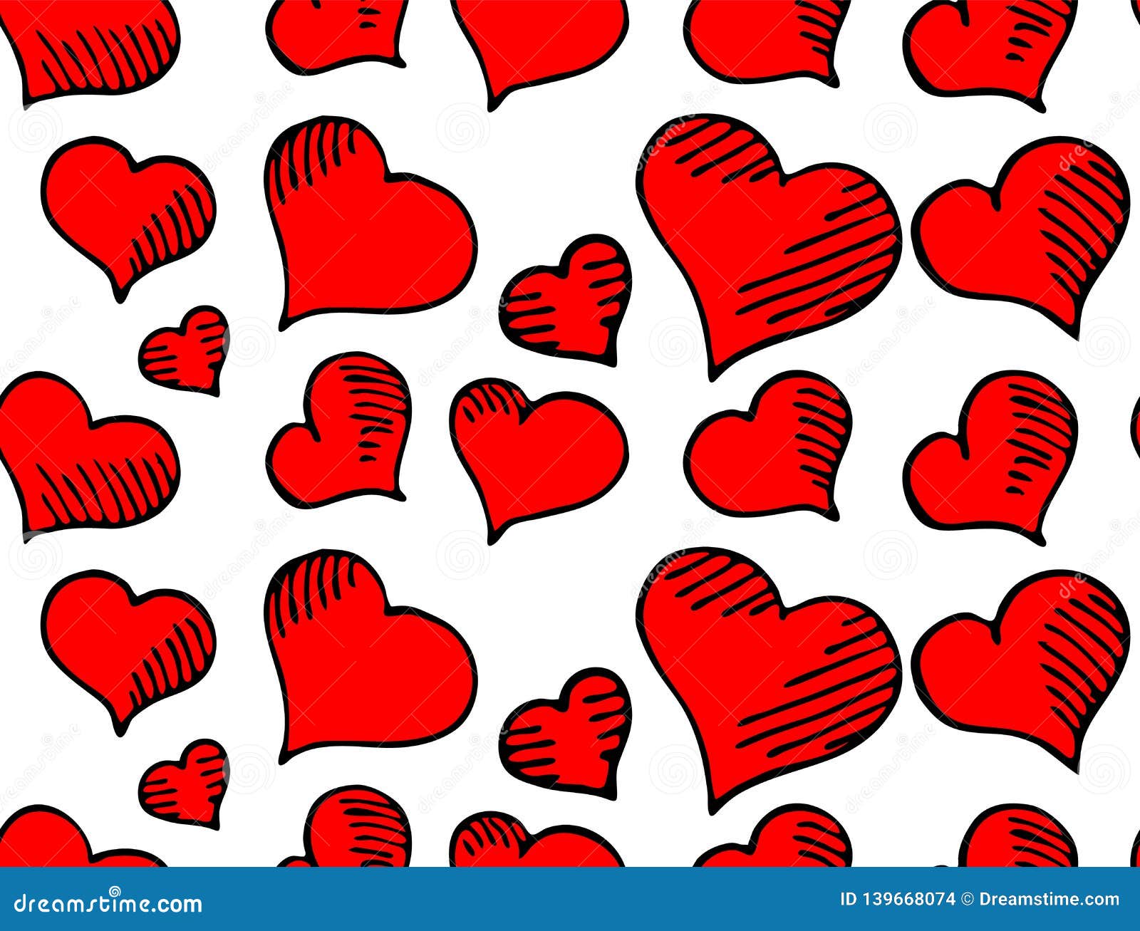 Heart Pattern . Abstract Art Background Stock Vector - Illustration of ...