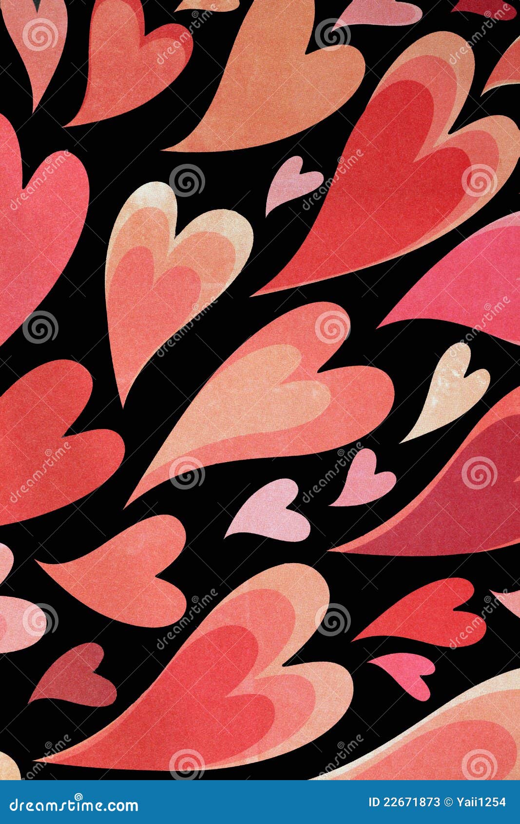 Heart patterned paper. stock image. Image of love, valentine - 22671873