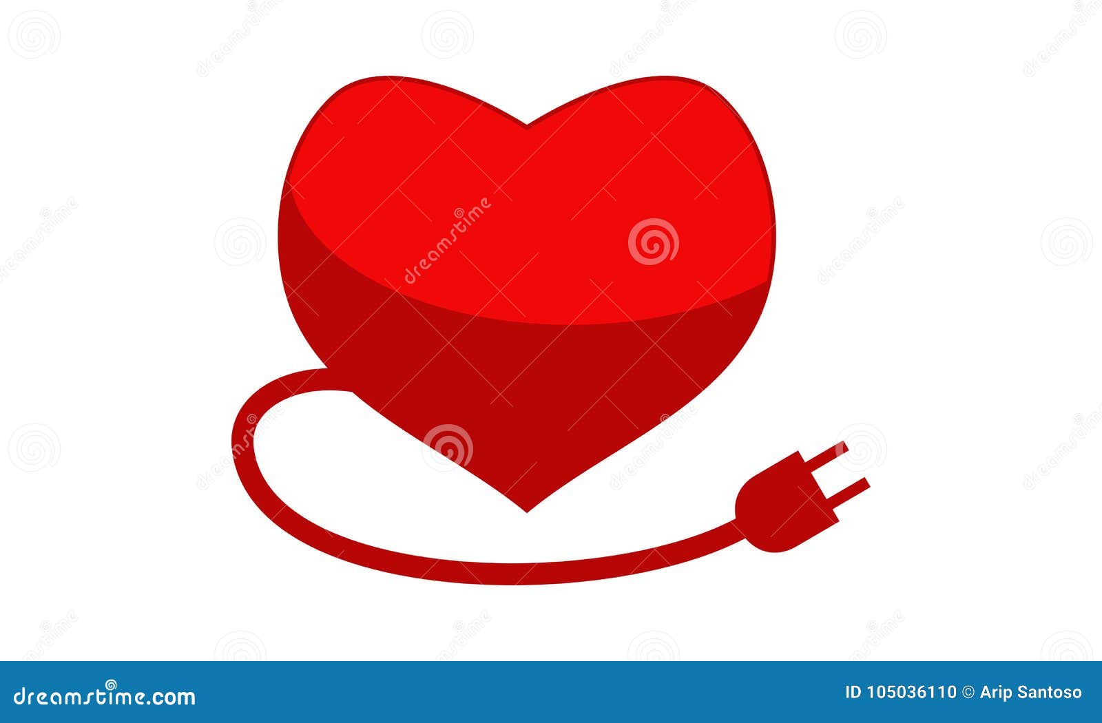 Heart Plug Logo Design Template Stock Vector - Illustration of access ...