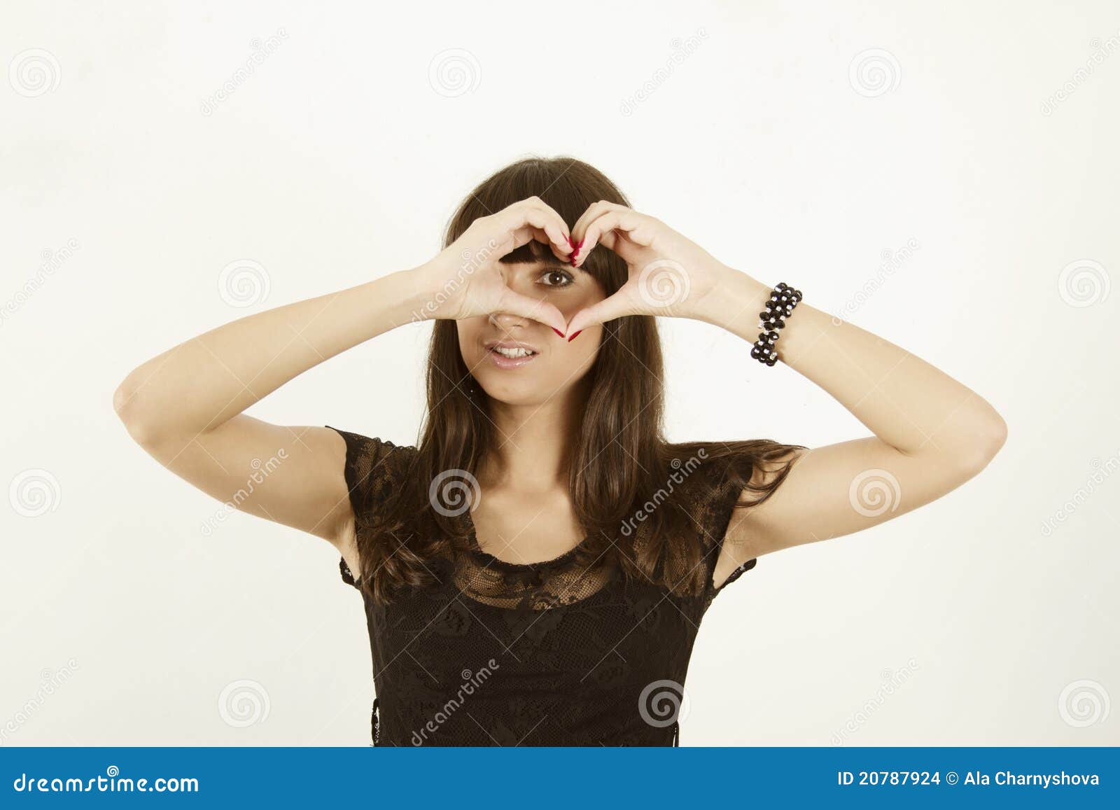 Heart portrait stock photo. Image of happiness, breast - 20787924