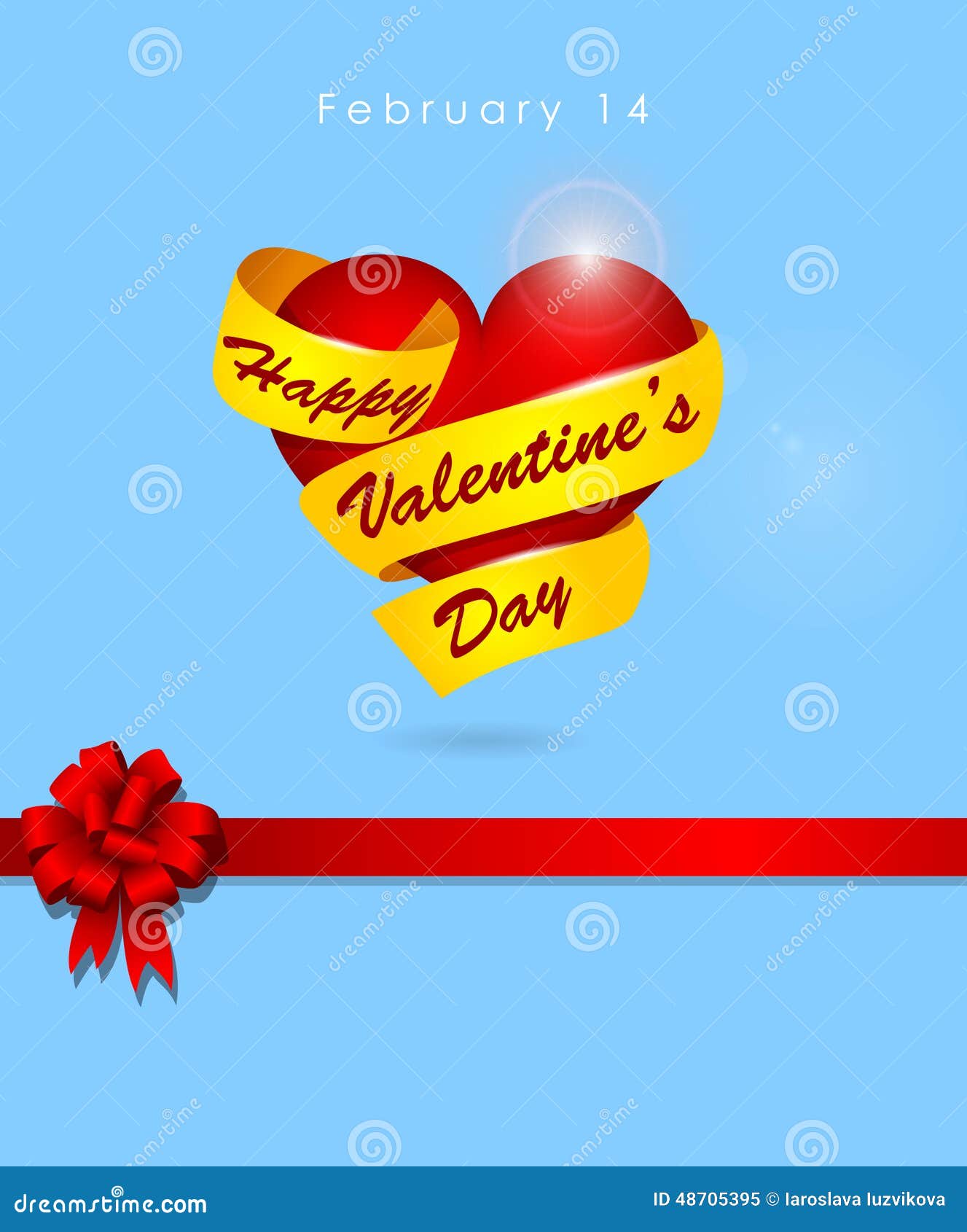 Heart poster stock vector. Illustration of brilliant - 48705395