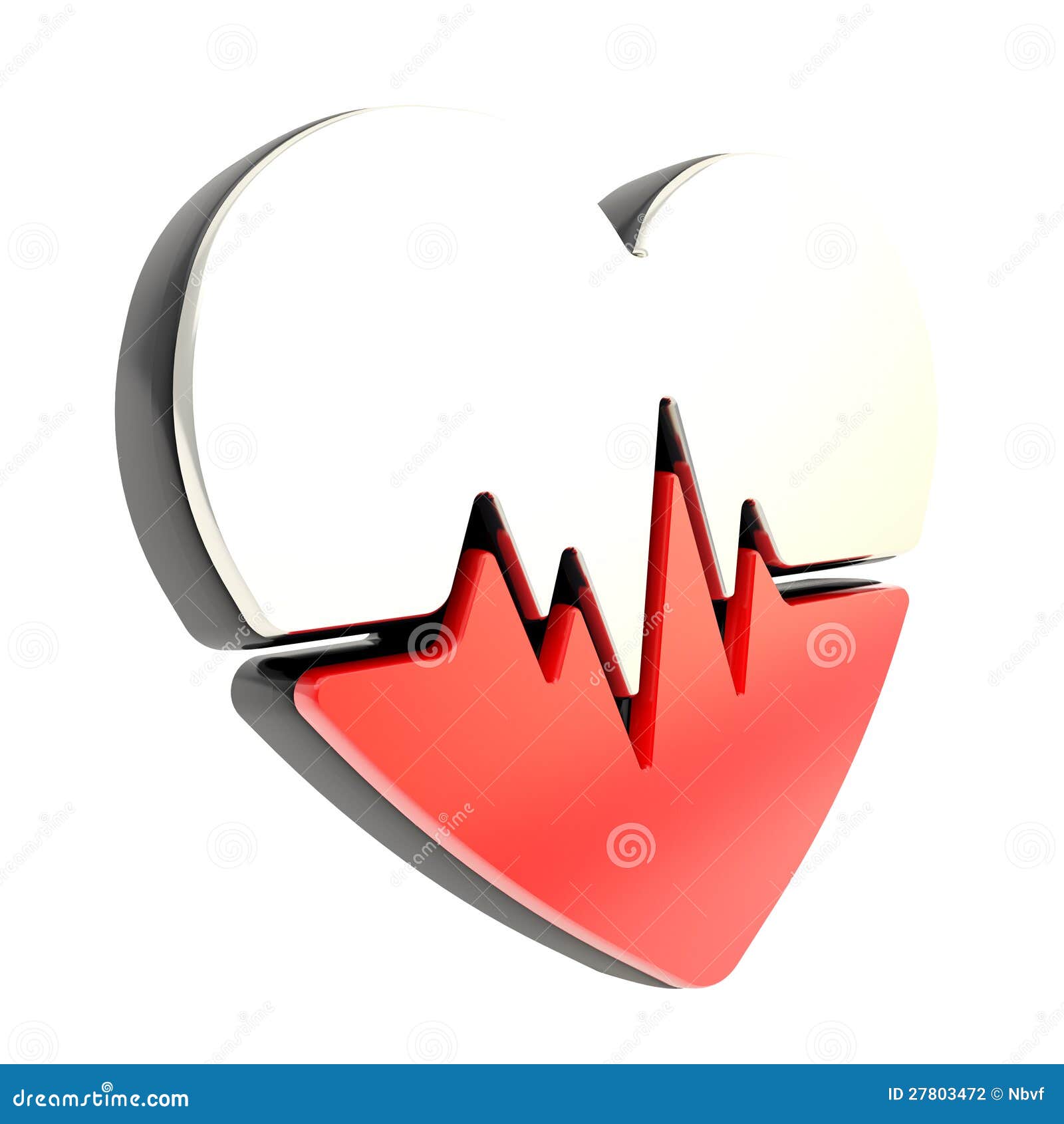 Heart Issues And Health Care Emblem Icon Isolated Royalty-Free Stock ...