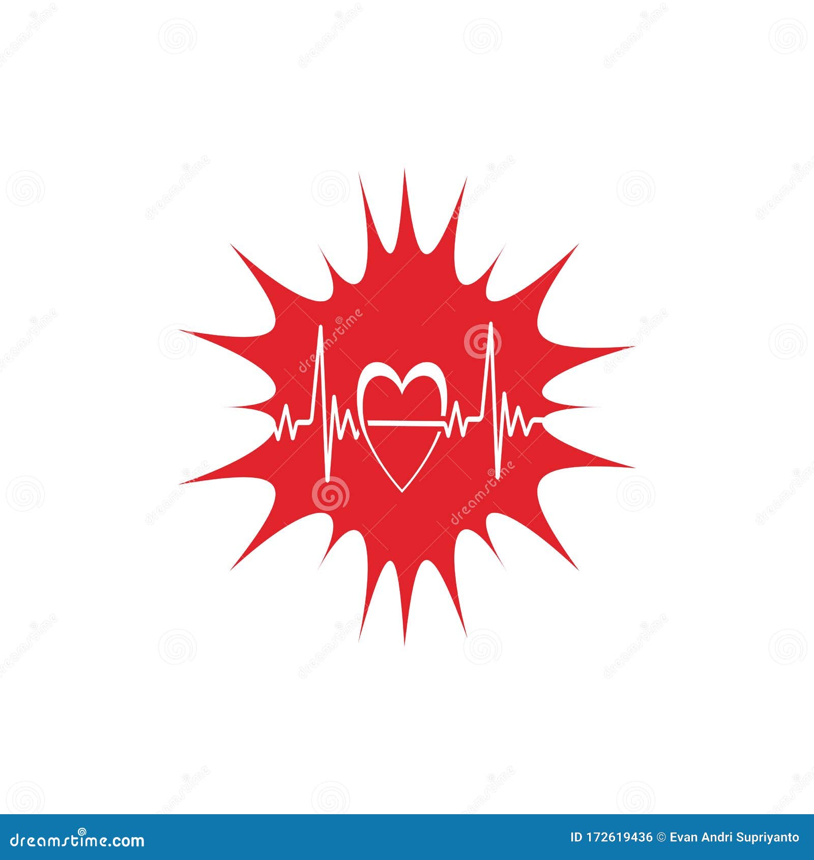 Heart Pulse Logo Template Vector Symbol Stock Illustration ...