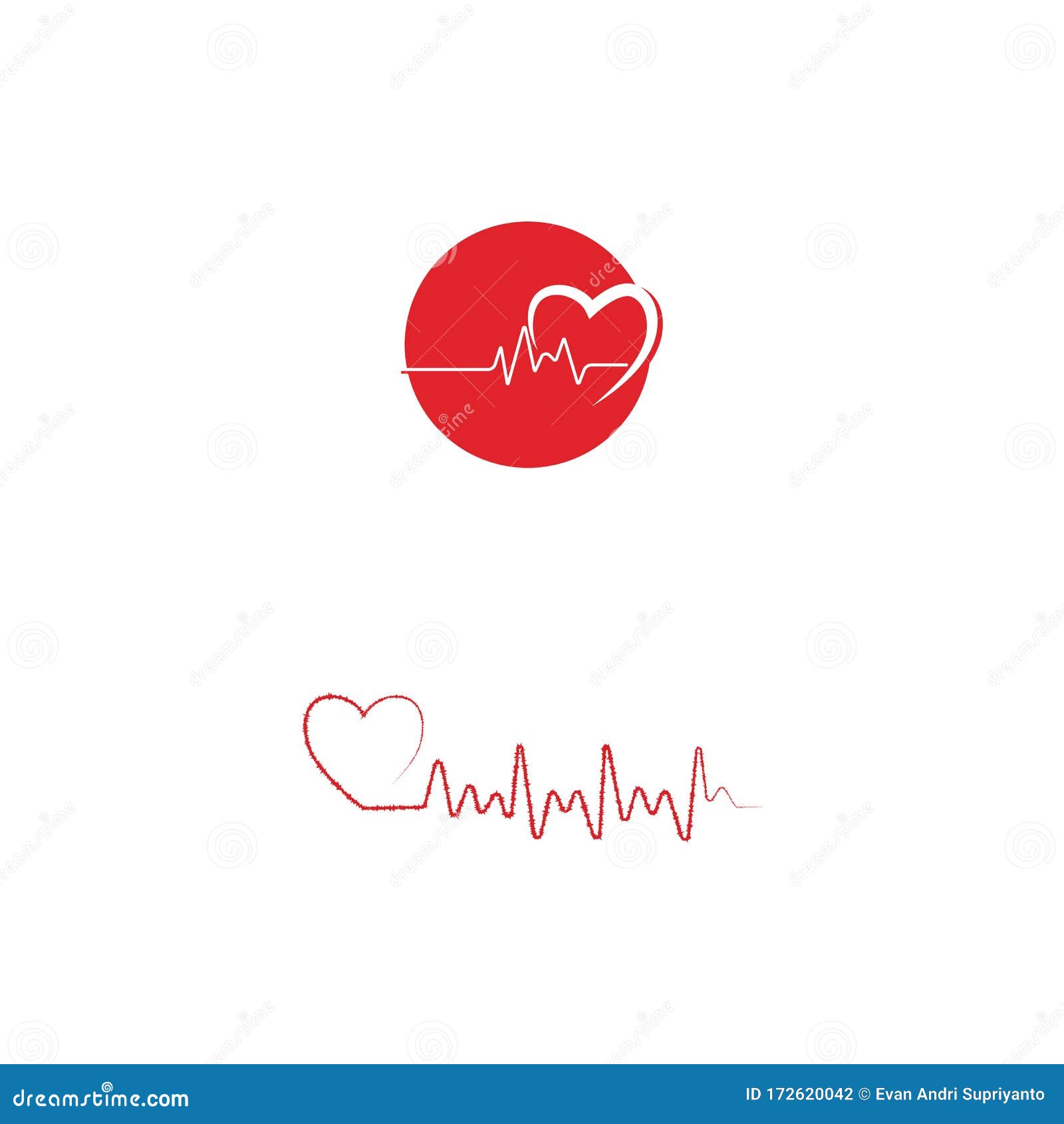 Heart Pulse Logo Template Vector Symbol Stock Vector - Illustration of ...