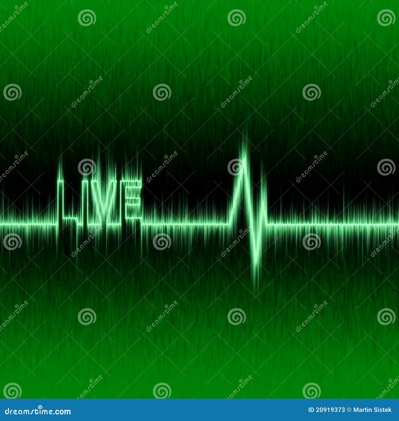 Heart or pulse rate effect stock illustration. Illustration of ...