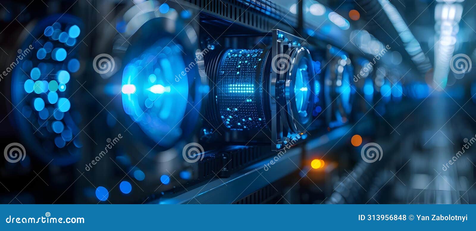 Quantum CPU The Heart Of Futuristic Computing On A PCB Motherboard Stock Image | CartoonDealer ...