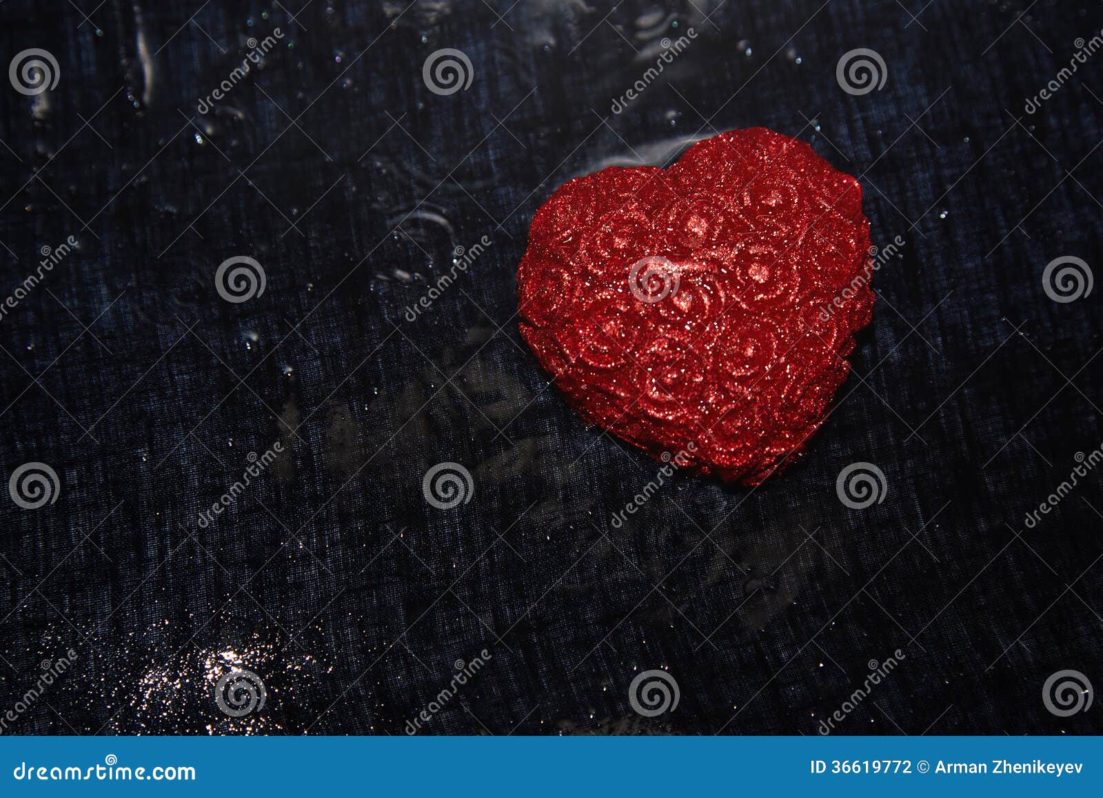 Heart in rain stock photo. Image of creative, festivity - 36619772