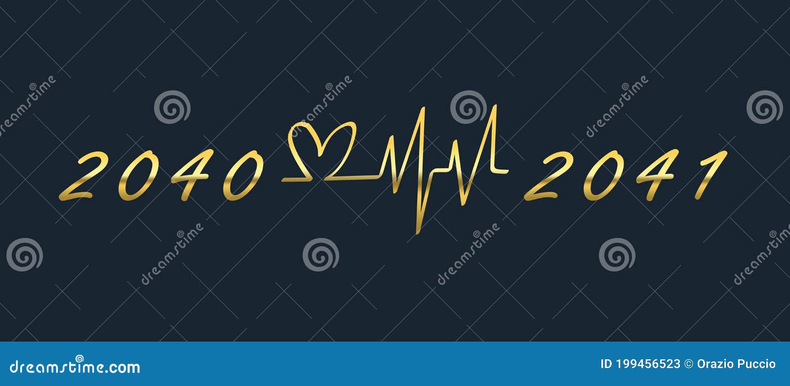 2041 Year, Happy New Year 2041 Vector, 2041 Number Design Vector ...