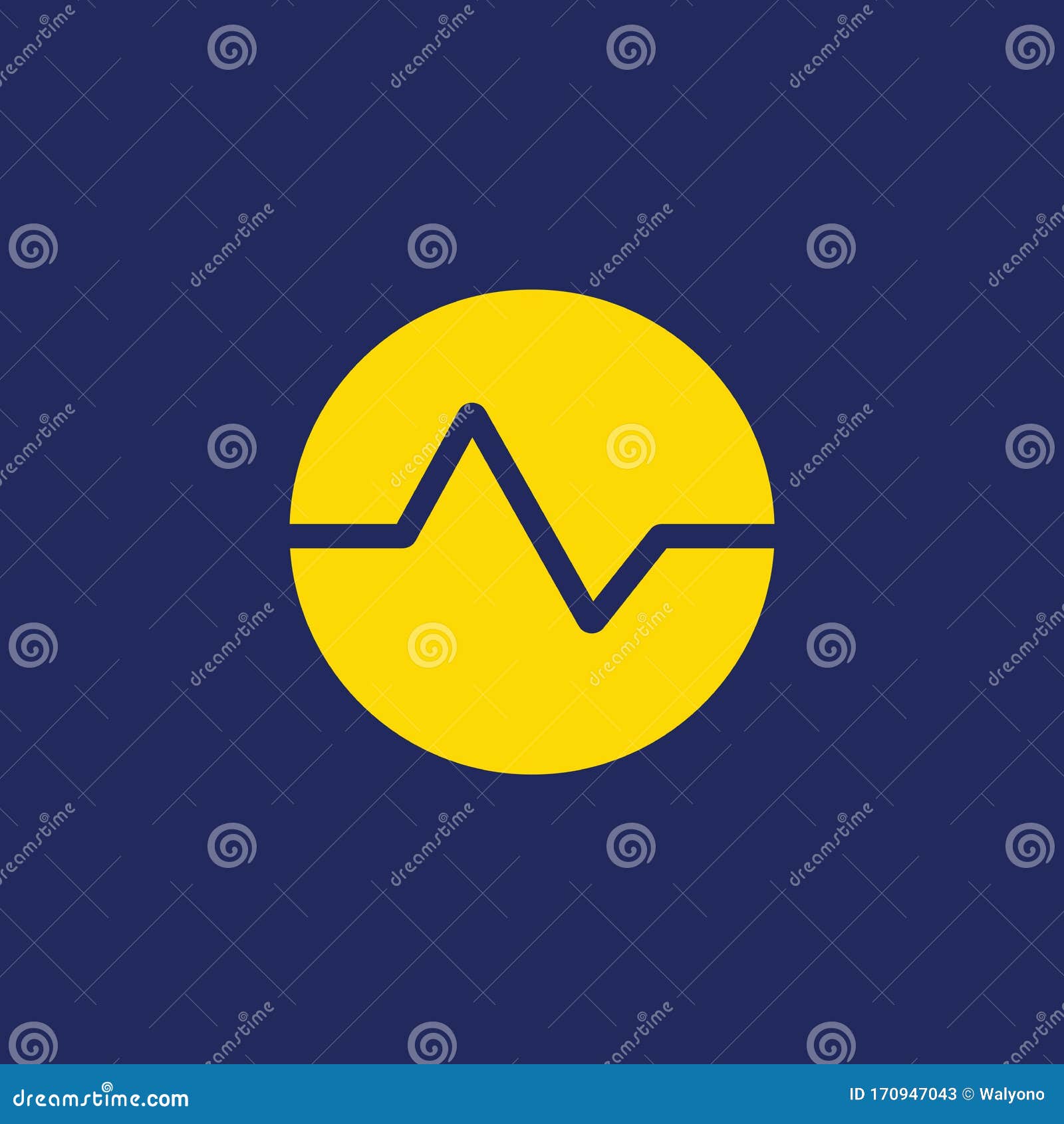 Heart Rate Logo Design Vector Template Element Stock Vector ...