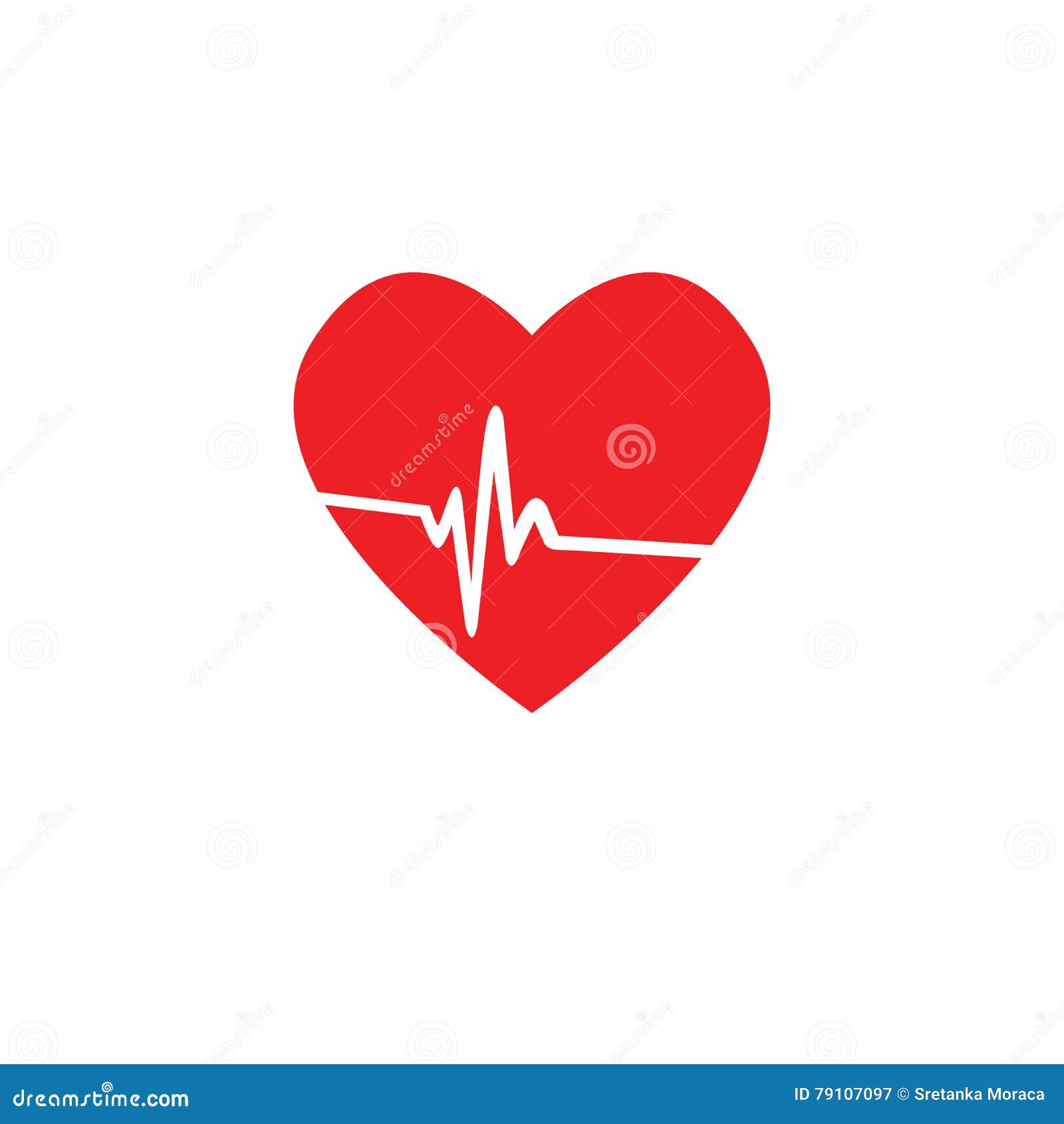 Heart Rate Pulse Icon, Medical, Vector Illustration,white Background ...