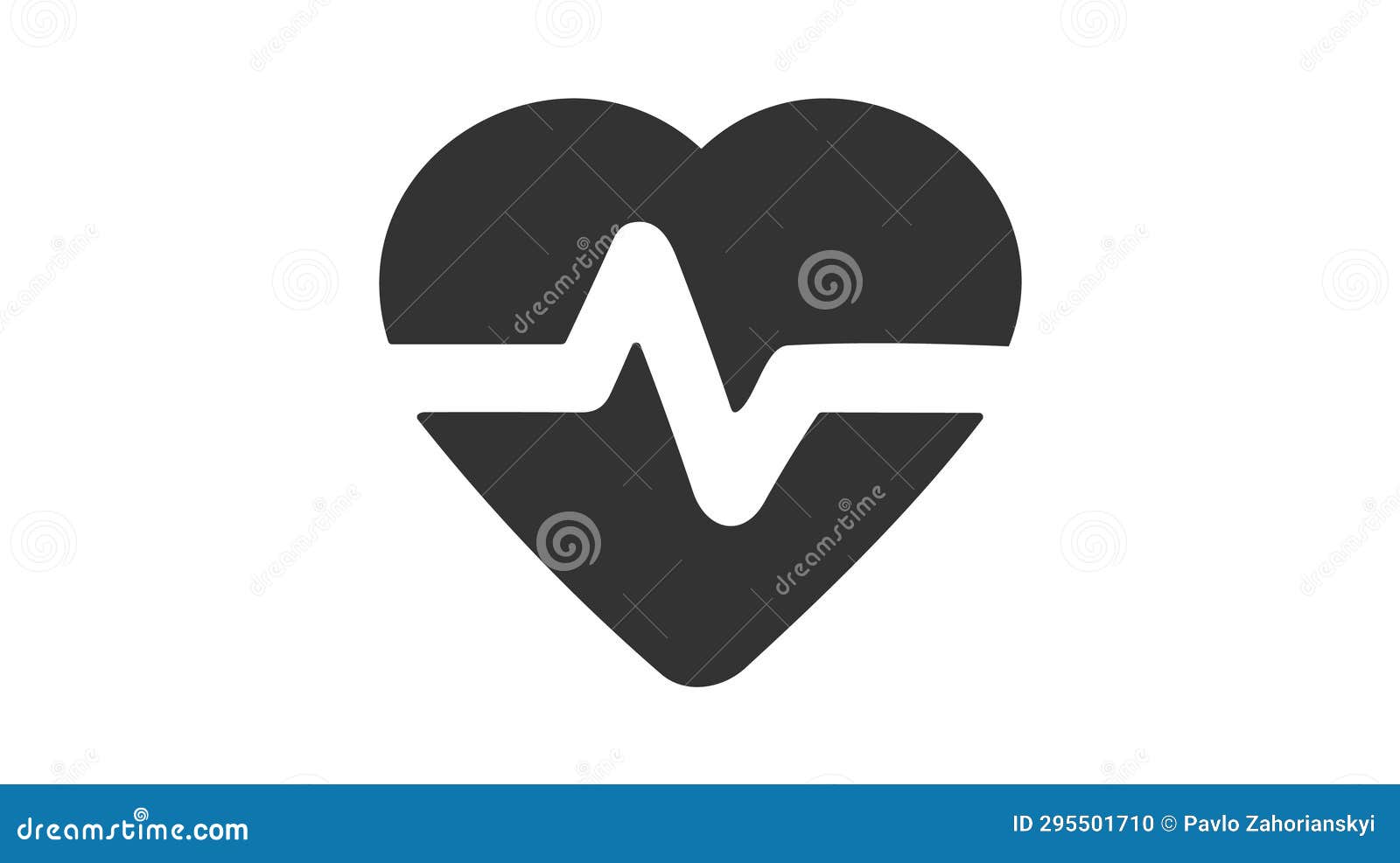 Heart Rate Vector Icon. Heart Pulse, Electrocardiogram Icon Stock ...