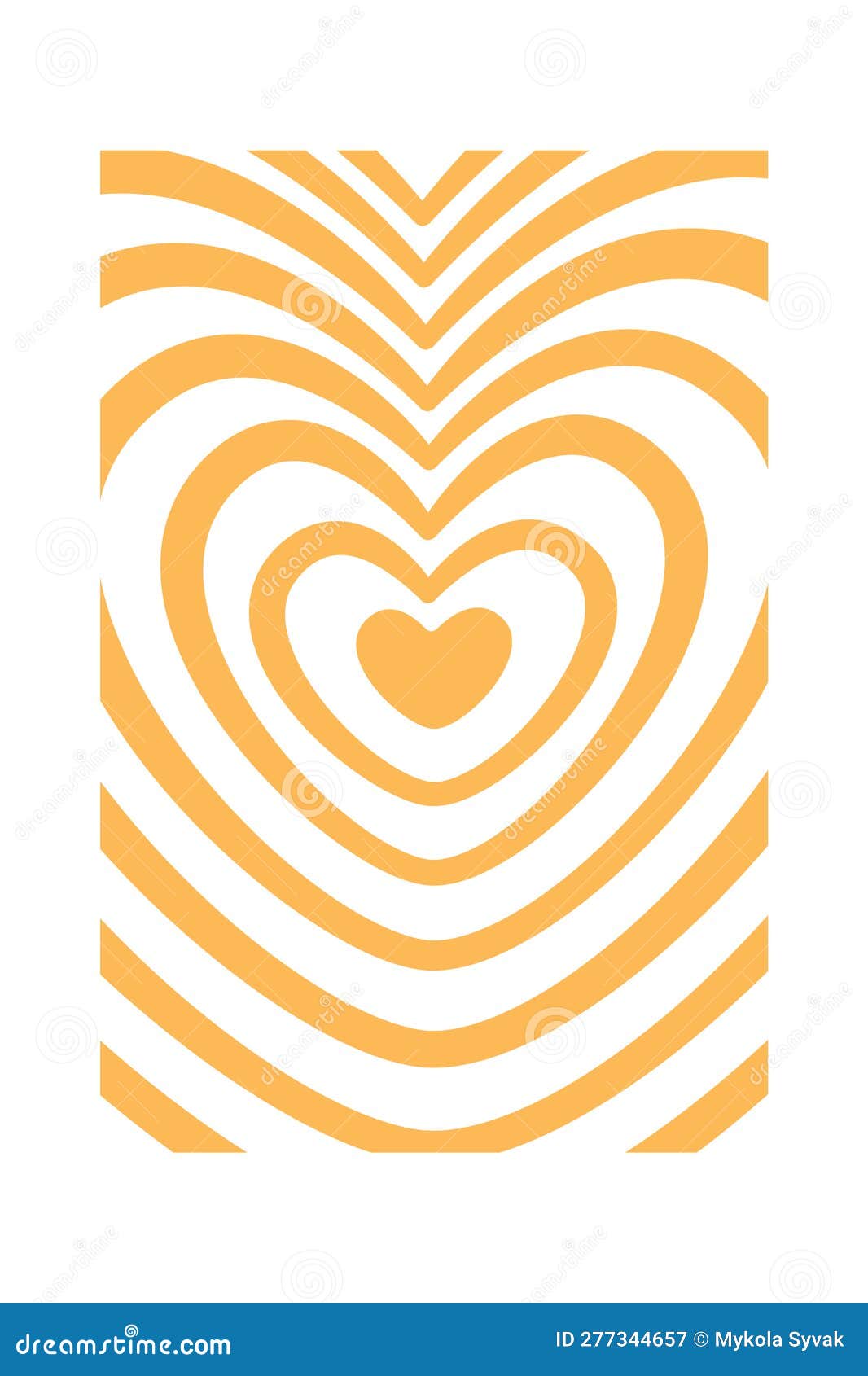 Heart Rectangle Pattern stock vector. Illustration of circle - 277344657