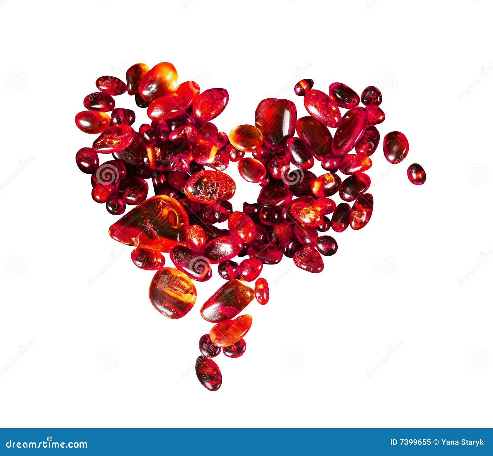 Heart of red amber stock image. Image of pink, decor, amber - 7399655