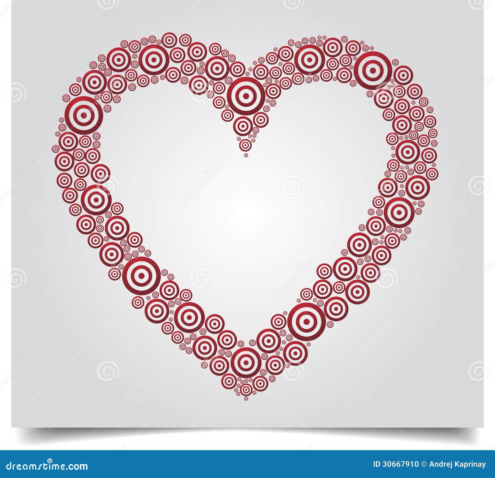 Heart red circle white bg stock vector. Illustration of love - 30667910