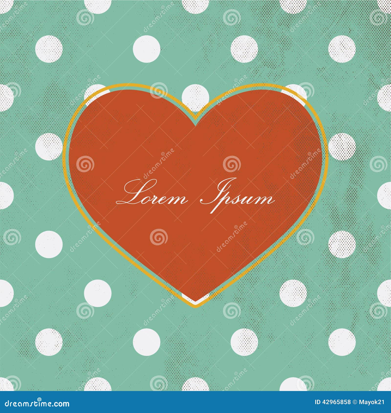 Heart stock vector. Illustration of celebration, frame - 42965858