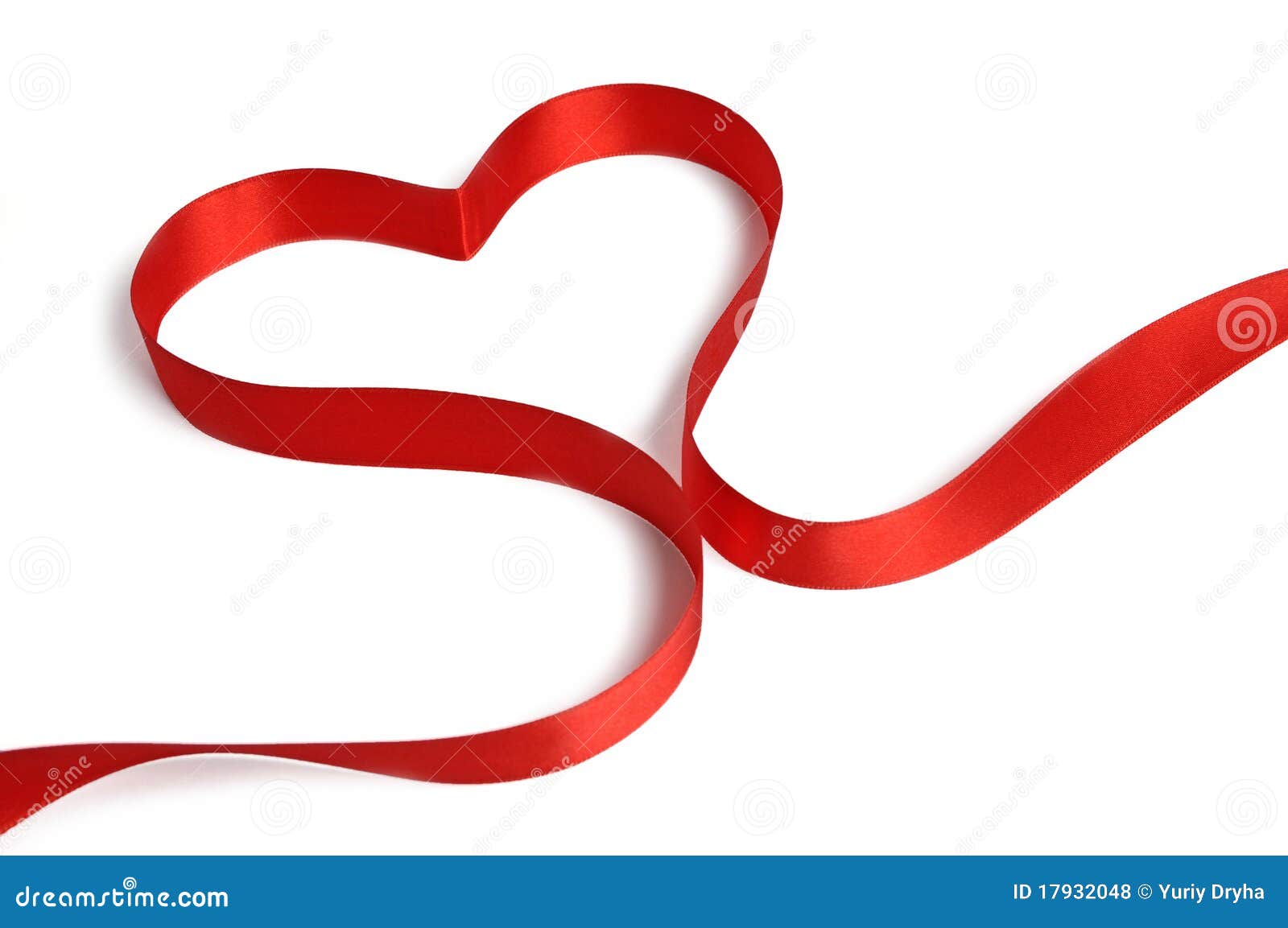 Heart from ribbon stock photo. Image of element, ribbon - 17932048