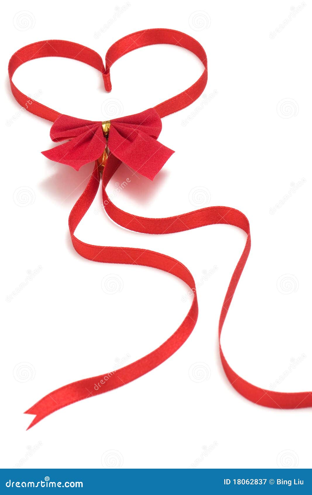 Heart ribbon stock image. Image of abstract, elegance - 18062837