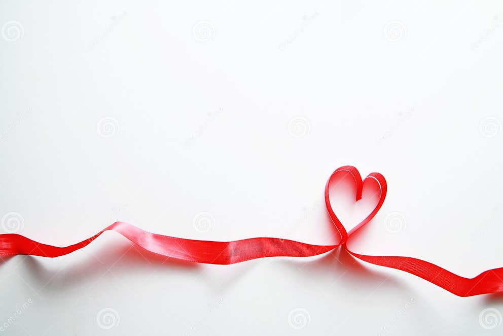 Heart Ribbon stock photo. Image of flirt, neat, passion - 385612