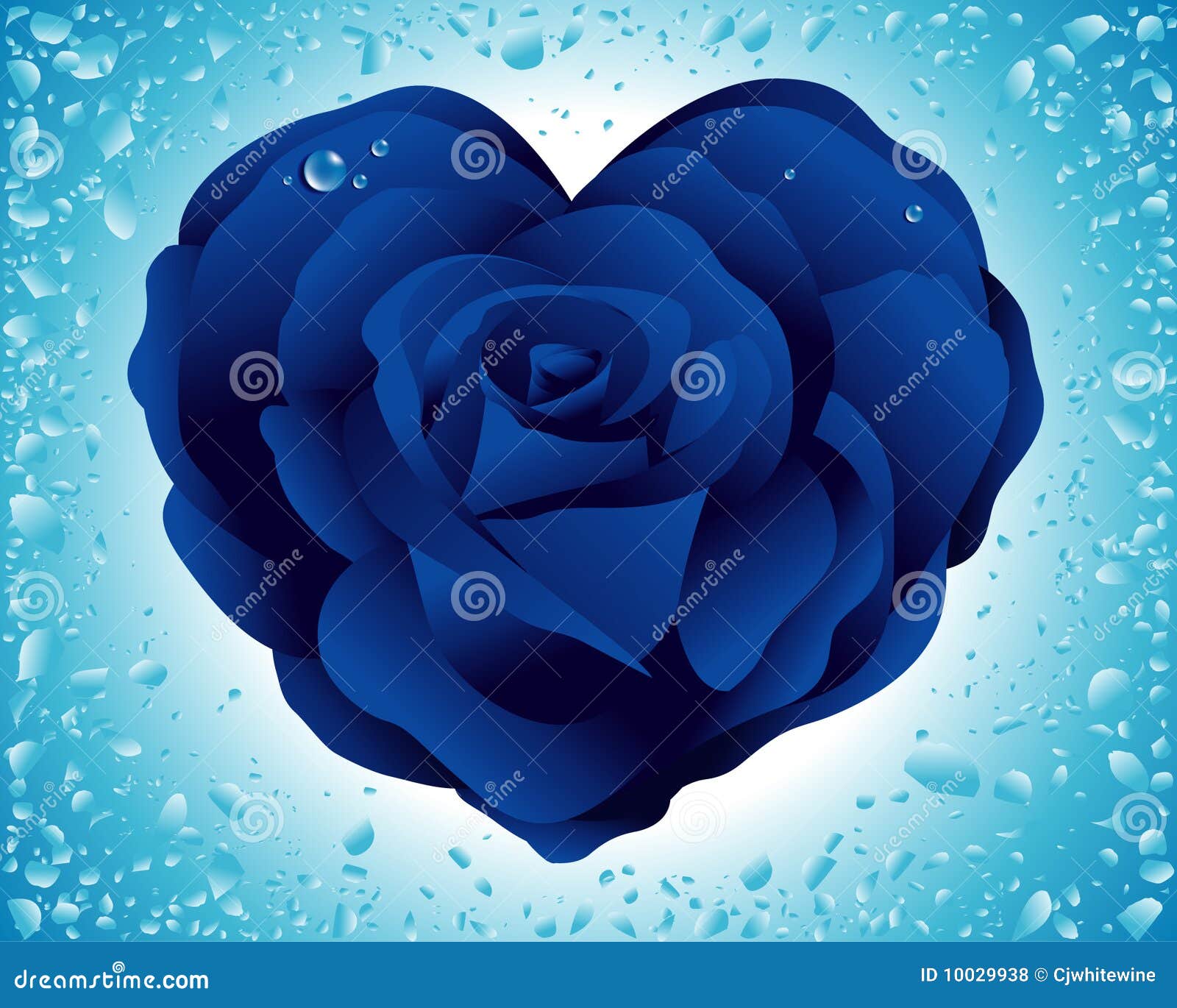 Heart rose stock vector. Illustration of love, cute, gift - 10029938