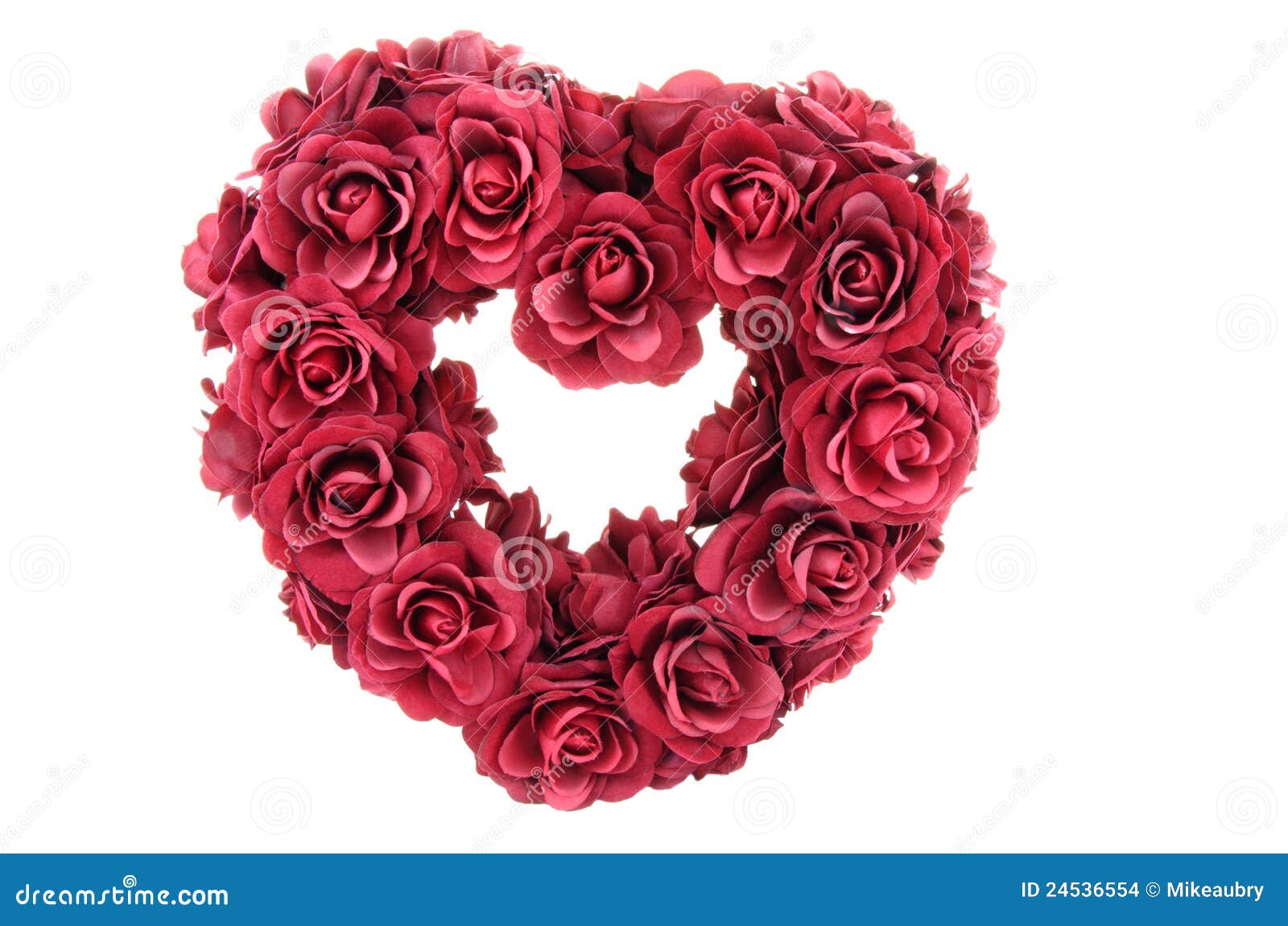 Heart of roses stock photo. Image of heart, present, isolated - 24536554