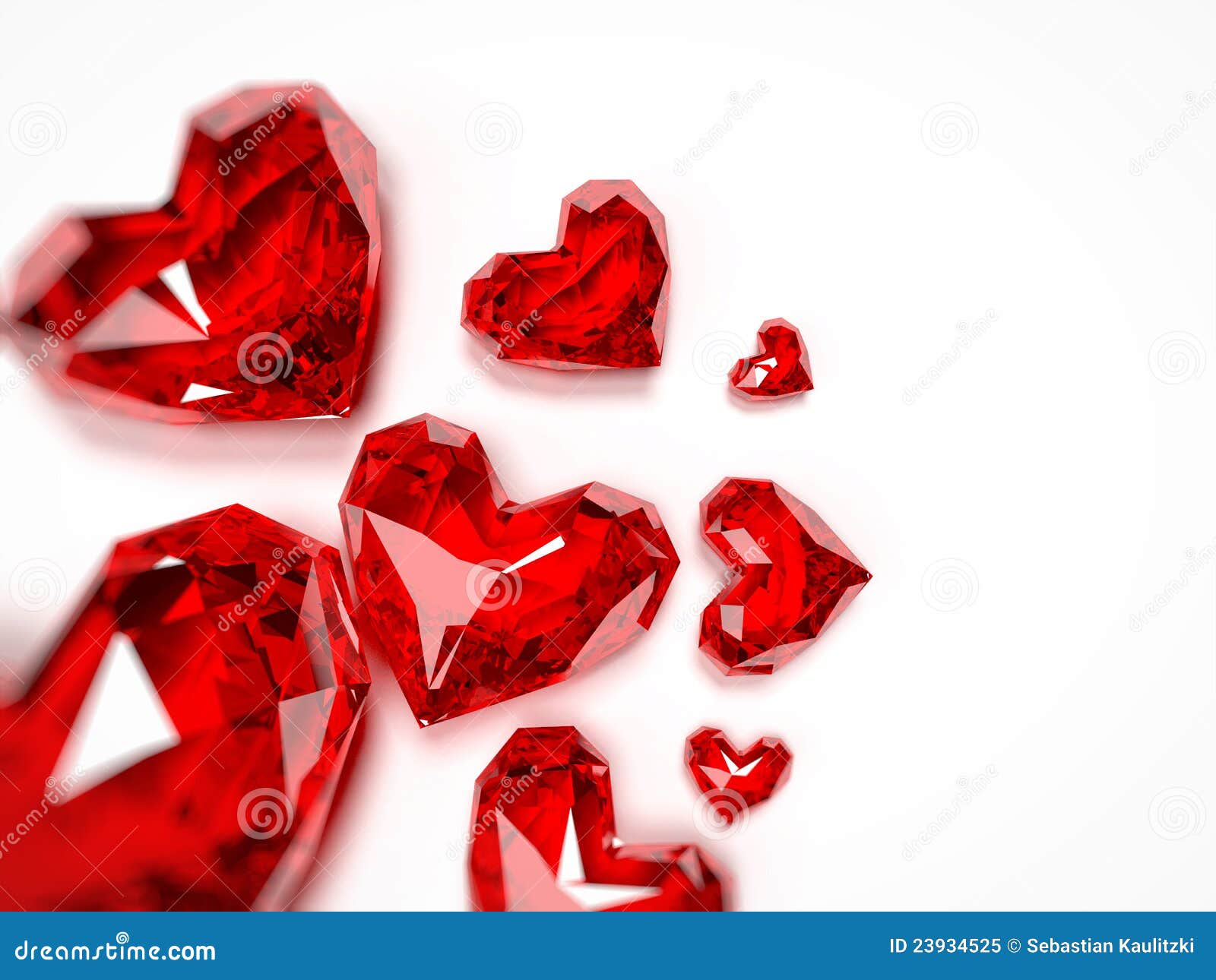 Heart rubies stock illustration. Illustration of heart - 23934525