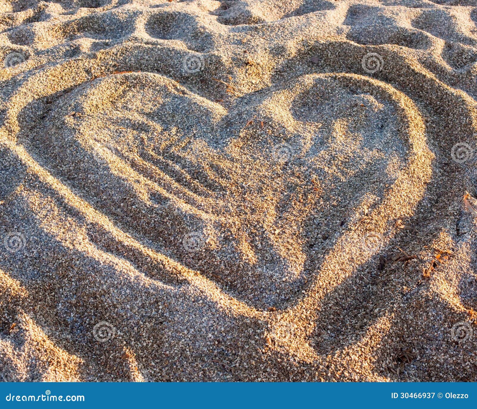 Heart on the Sand at the Beach Stock Image - Image of nature, outdoors ...