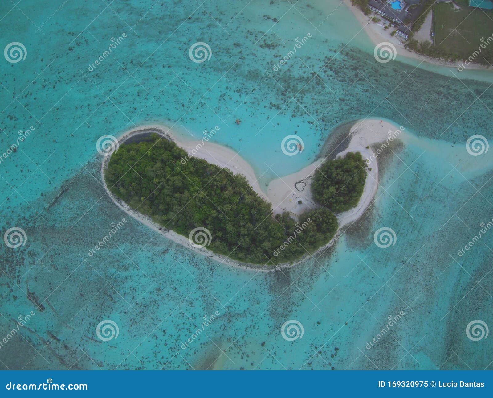 Heart in the Sand of the Beach in Rarotonga Stock Image - Image of blue ...