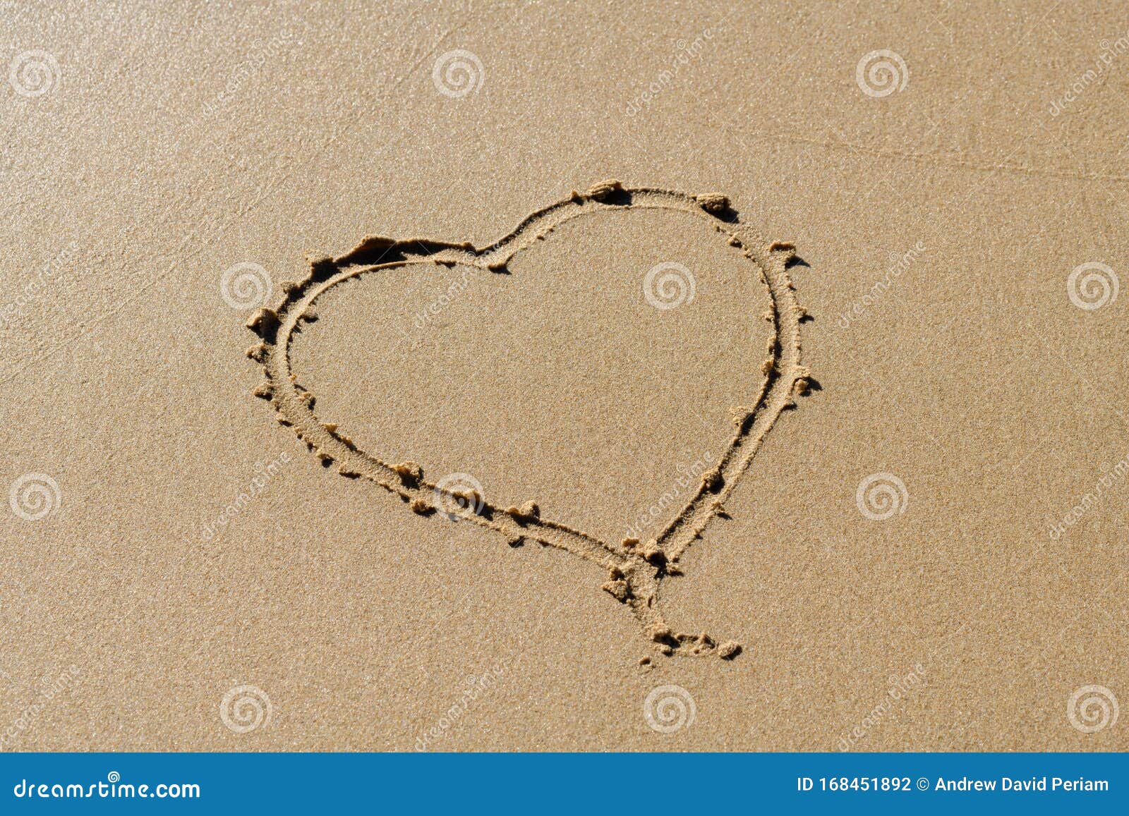 Heart in the sand stock photo. Image of sand, background - 168451892