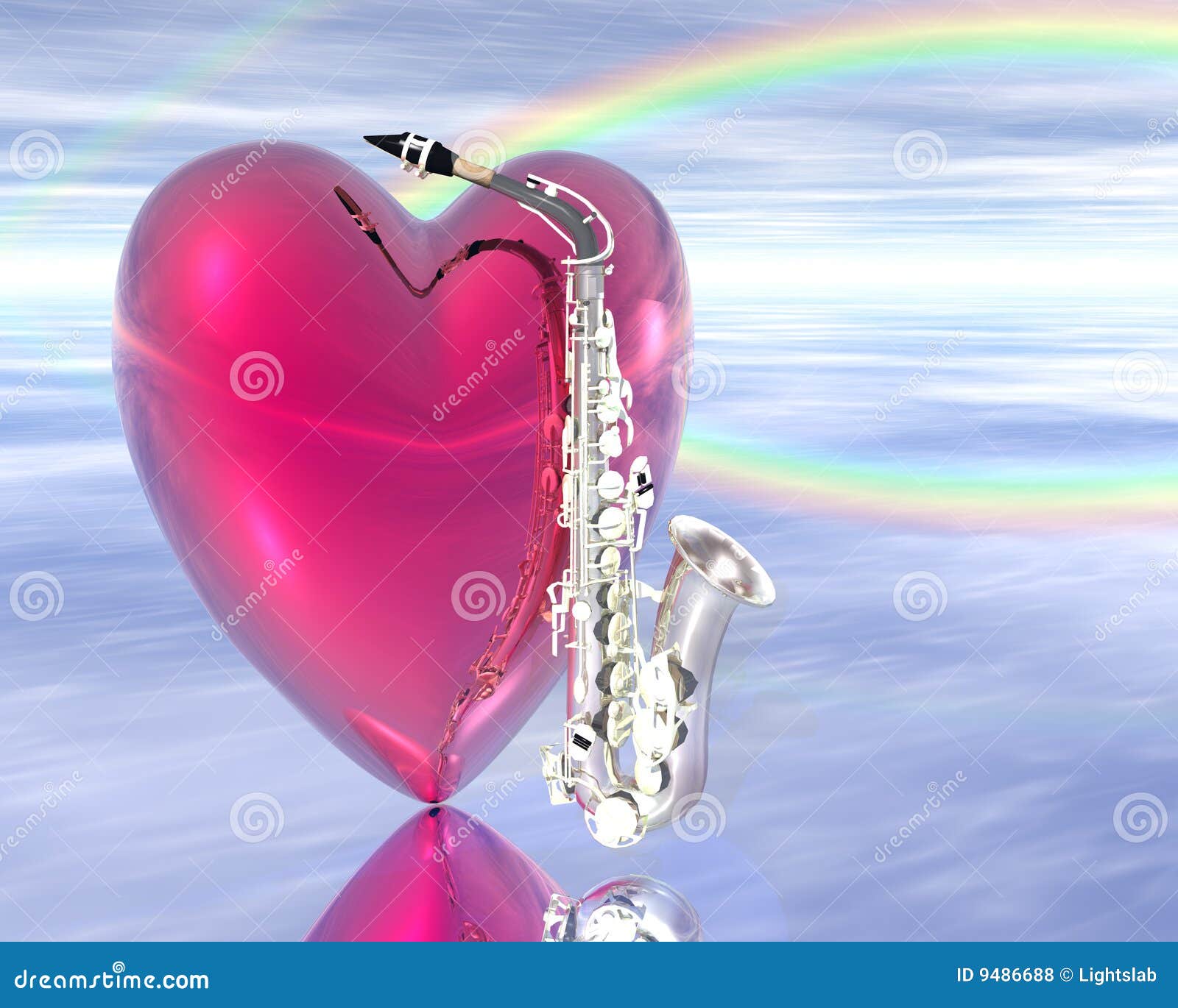 Heart Saxophone Stock Illustrations – 558 Heart Saxophone Stock ...