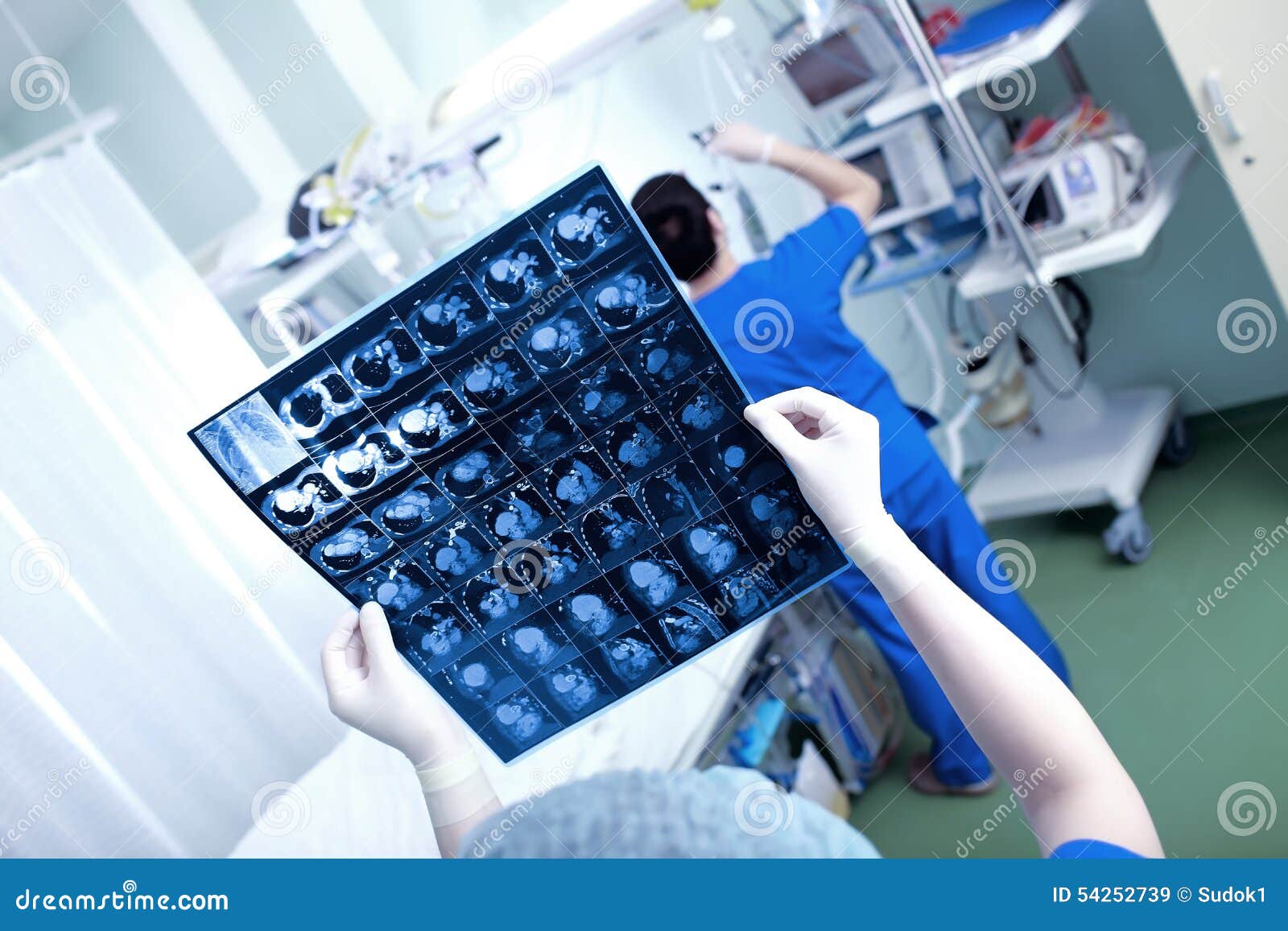 CT Scan Of The Chest With 3D Reconstruction. Stock Photography ...