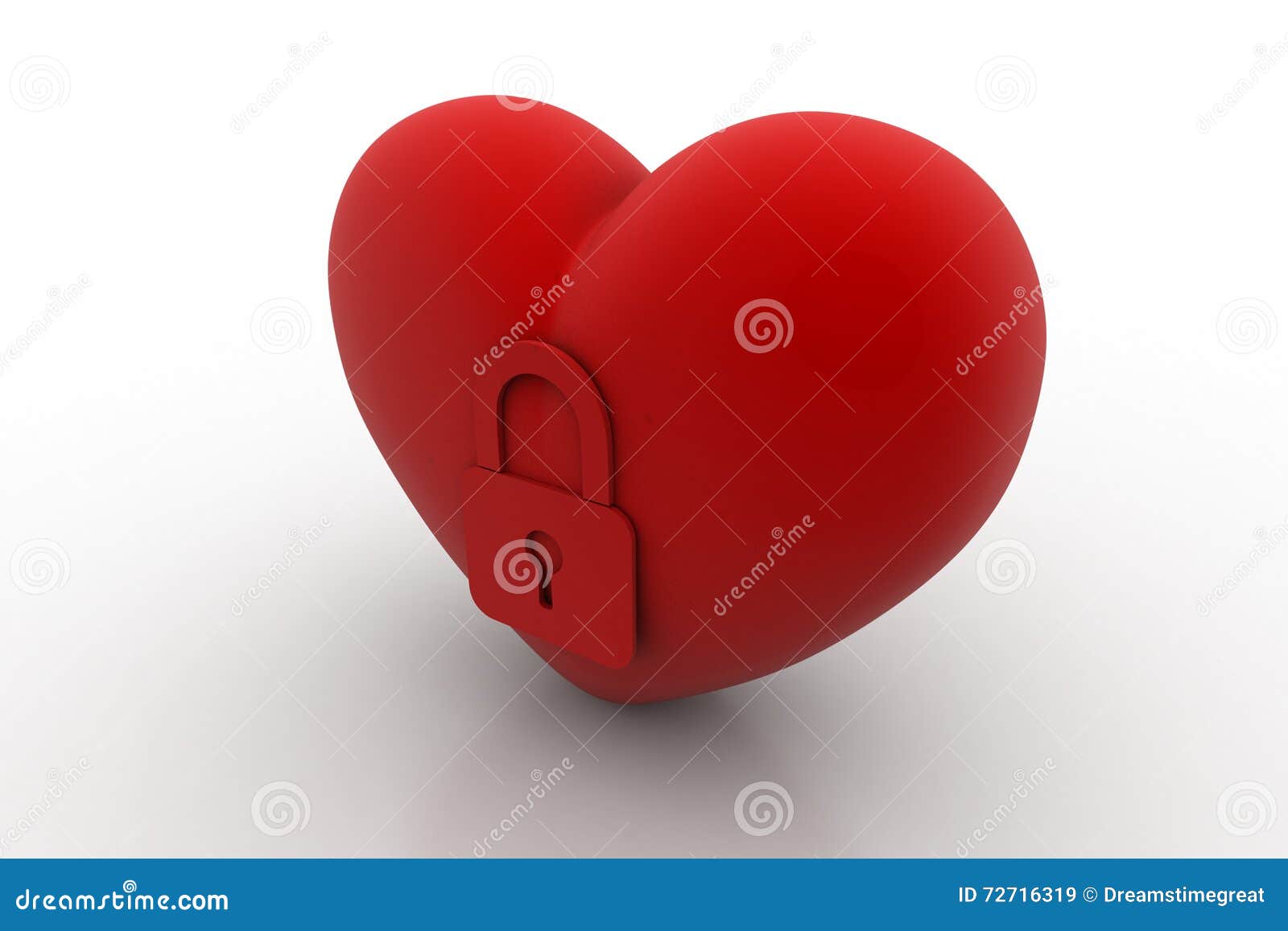 Heart with security stock illustration. Illustration of girlfriend ...