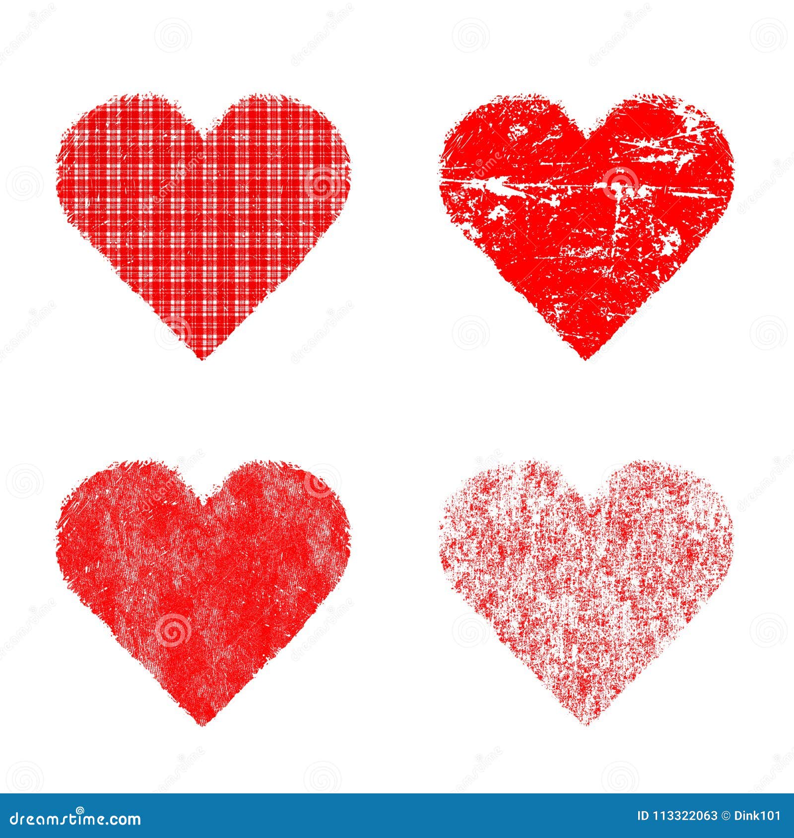 Heart set for design stock illustration. Illustration of collection ...