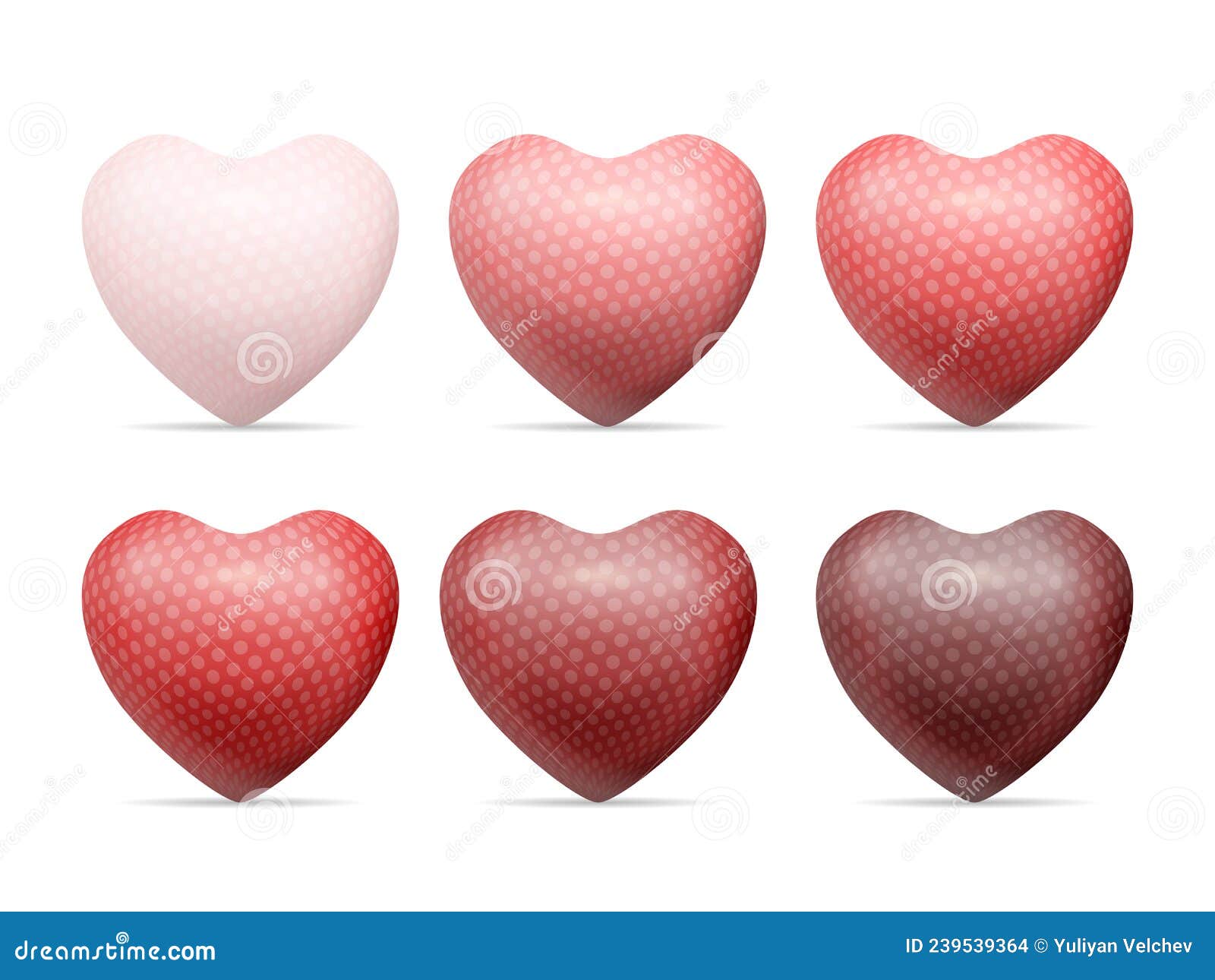 Heart set stock vector. Illustration of element, heart - 239539364