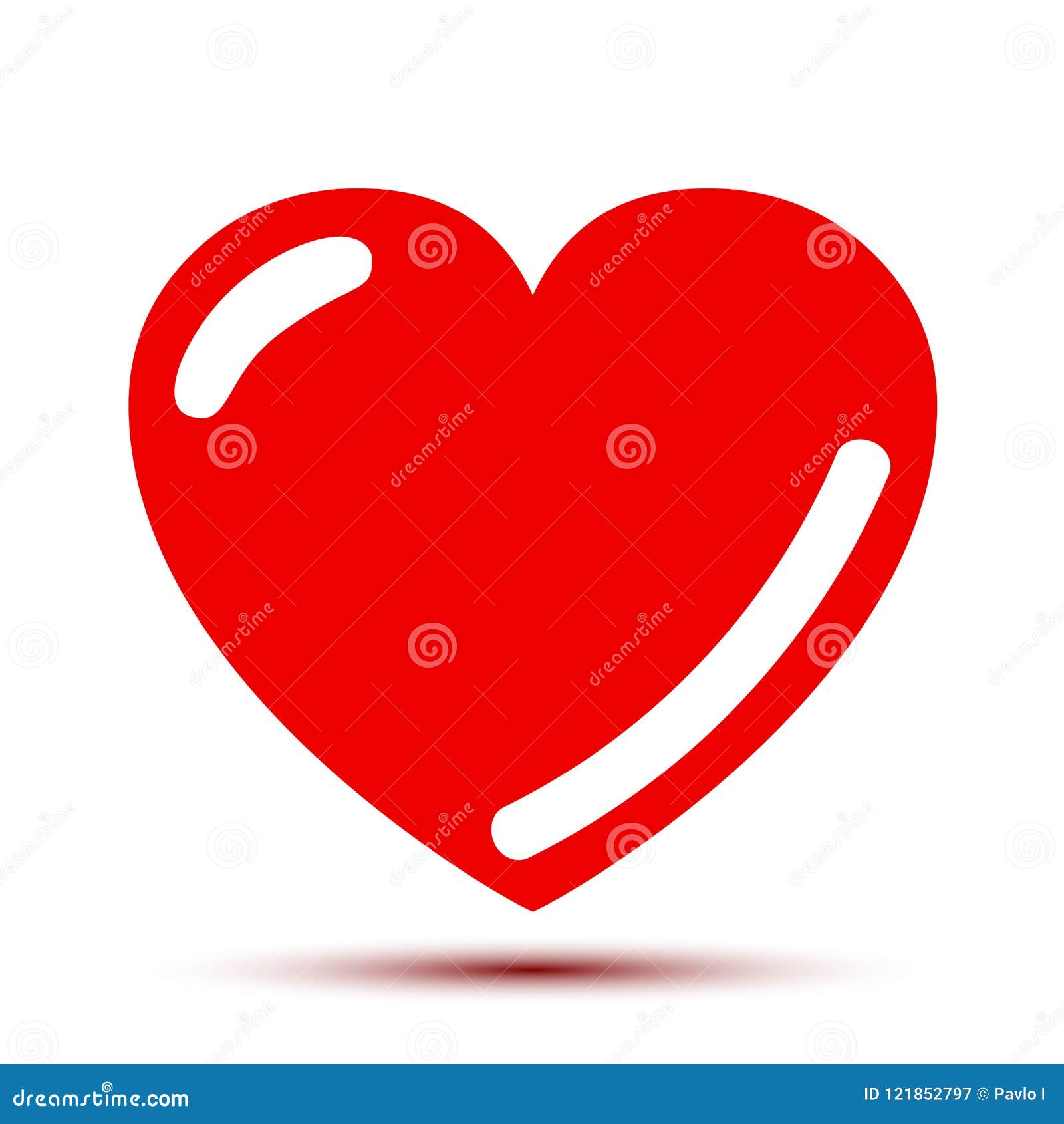 Heart with Shading - Vector Stock Vector - Illustration of heart, care ...