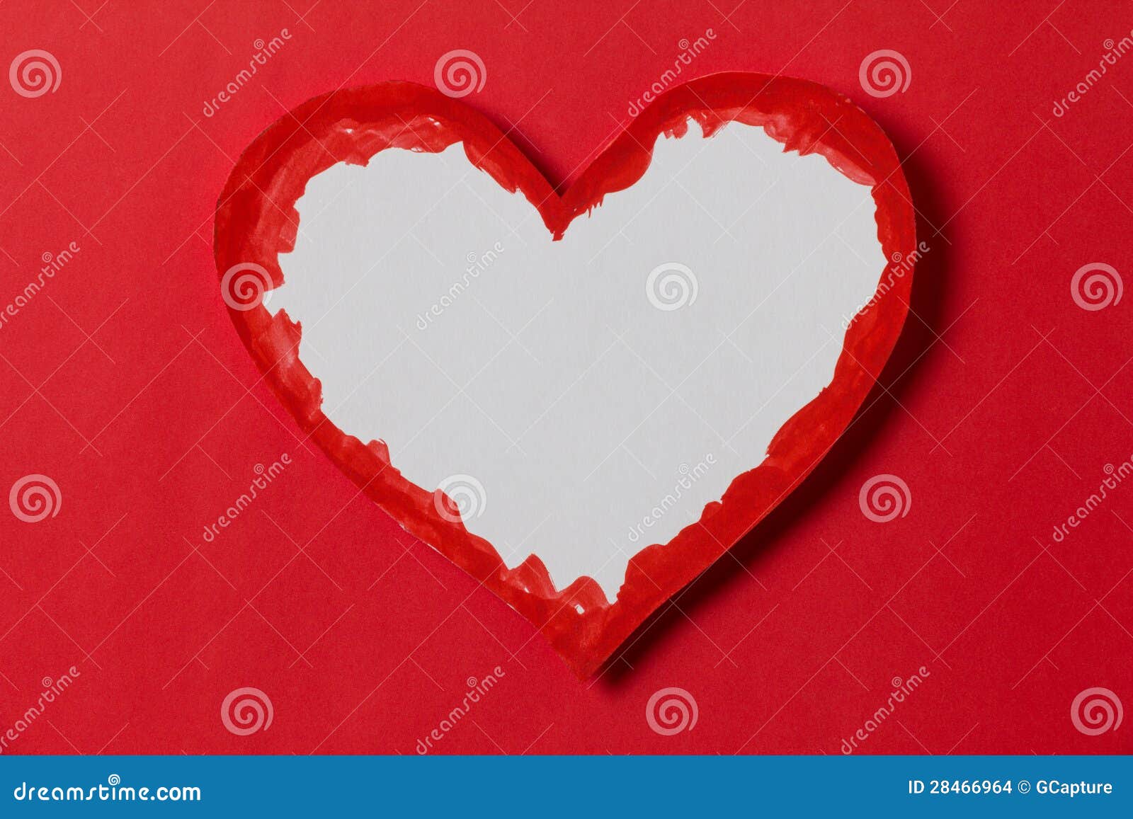 Heart with shadow stock photo. Image of blank, valentines - 28466964