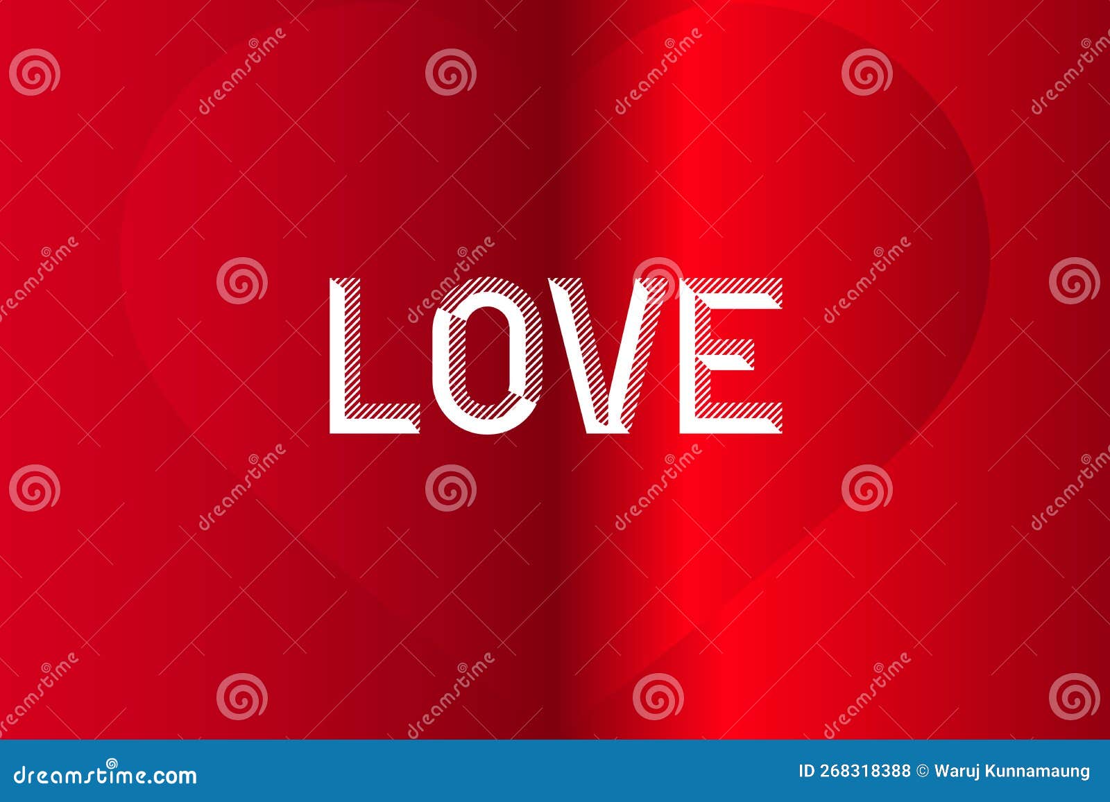 Illustration of Red Background and Abstract Heart Shape. Stock Vector ...