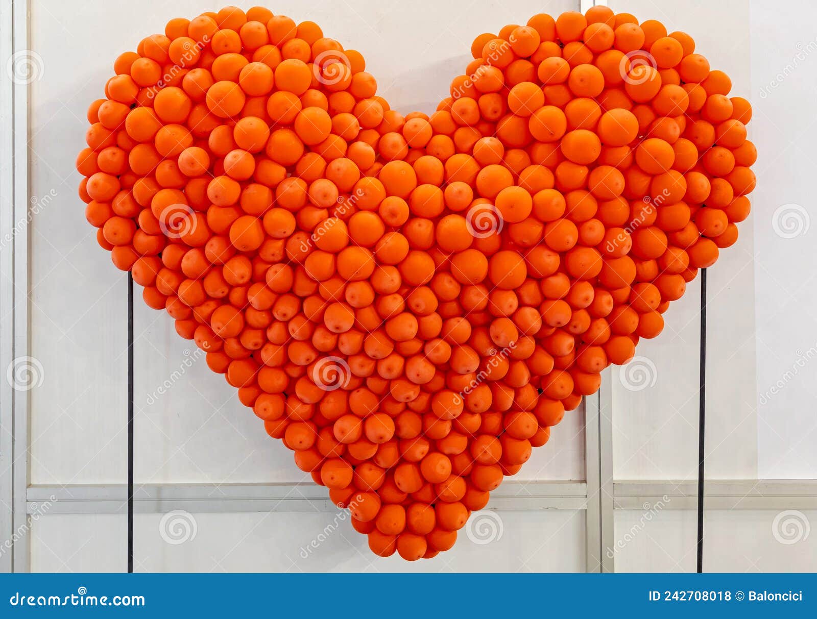 Heart Shape Balloons stock photo. Image of large, shape - 242708018