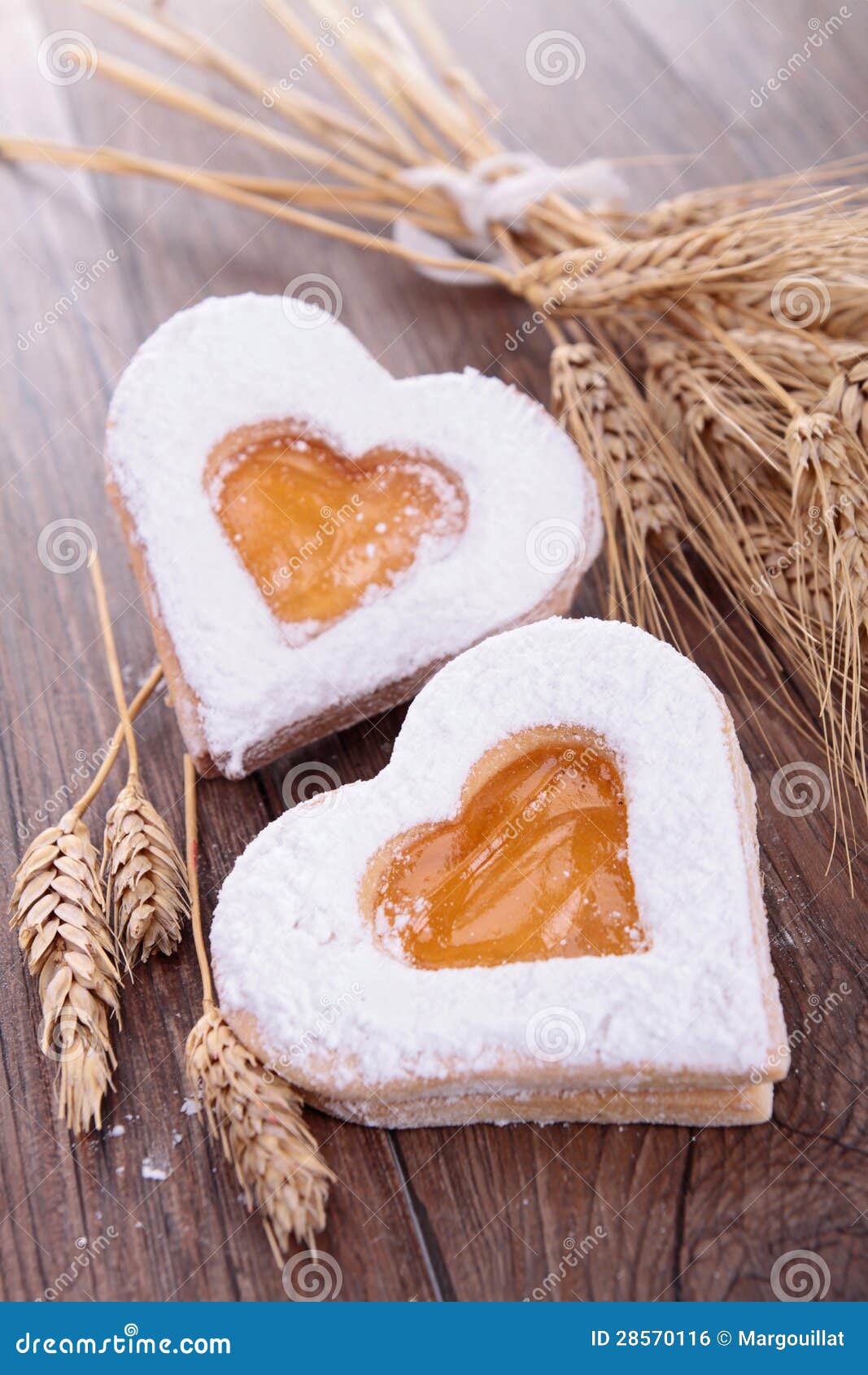 Heart shape biscuit stock photo. Image of jelly, romance - 28570116