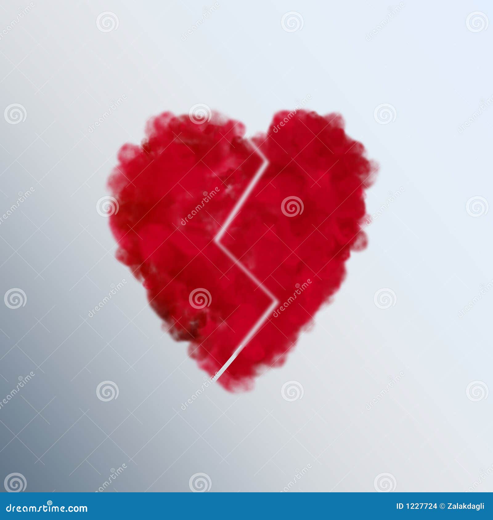 "heart Shape", Broken, Emotion Stock Illustration - Illustration of ...